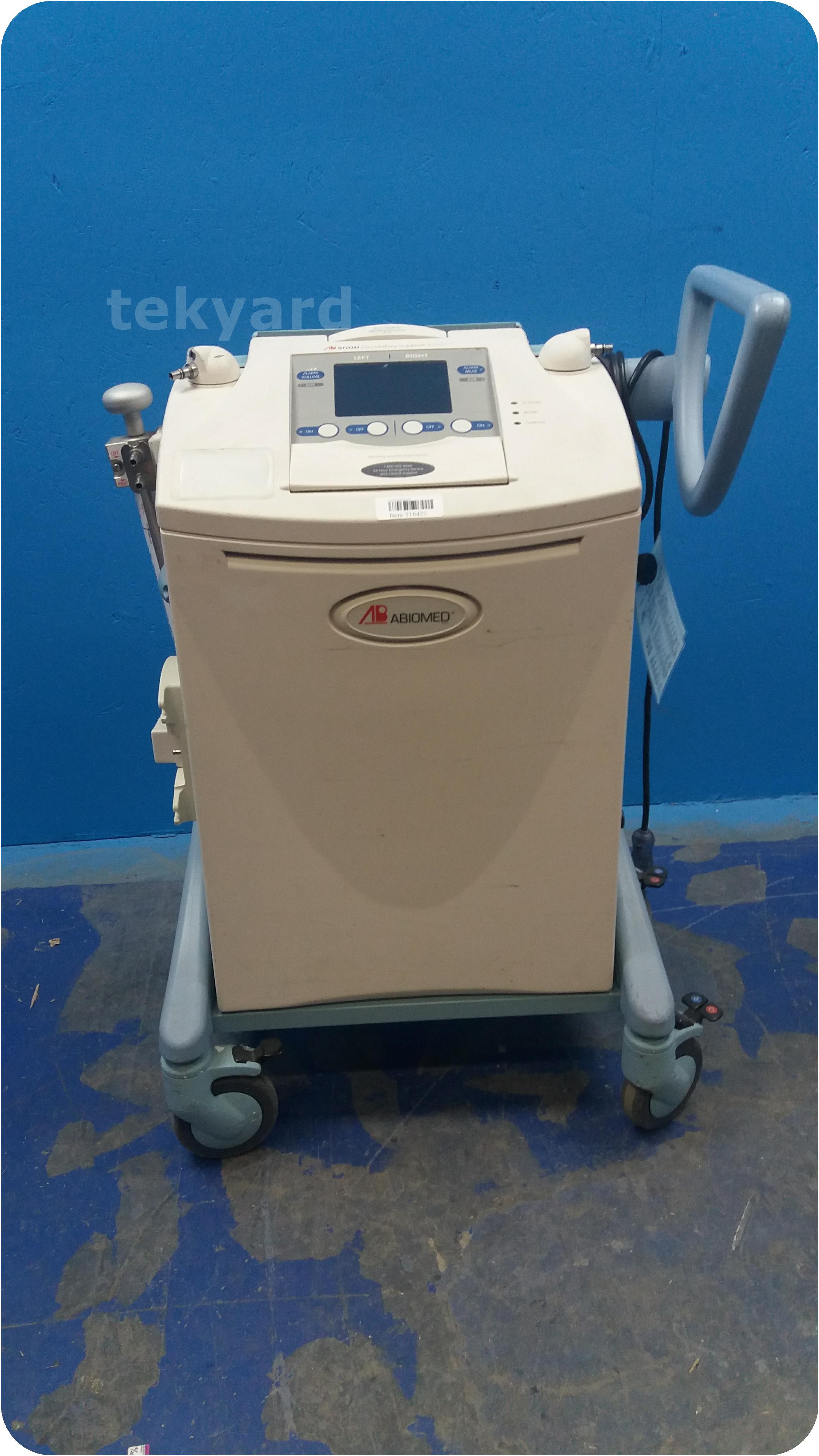 tekyard, LLC. - 216421-Abiomed AB5000 0015-0010-E1S Circulatory Support ...