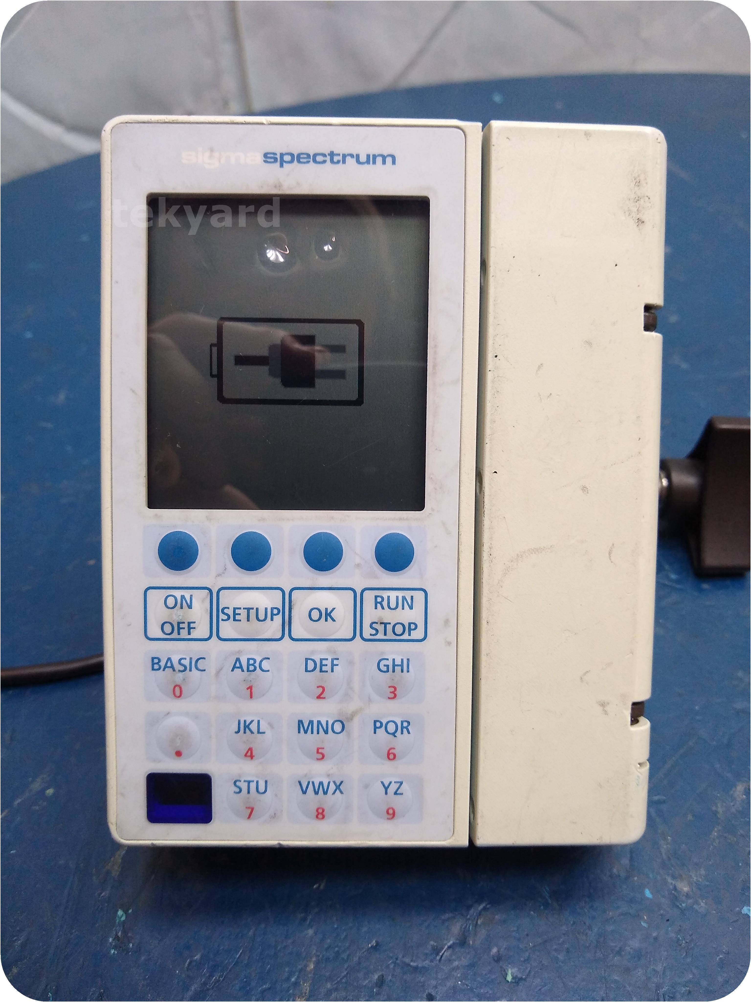 tekyard, LLC. - 232025-Sigma Spectrum 35724 Infusion System (Infusion Pump)