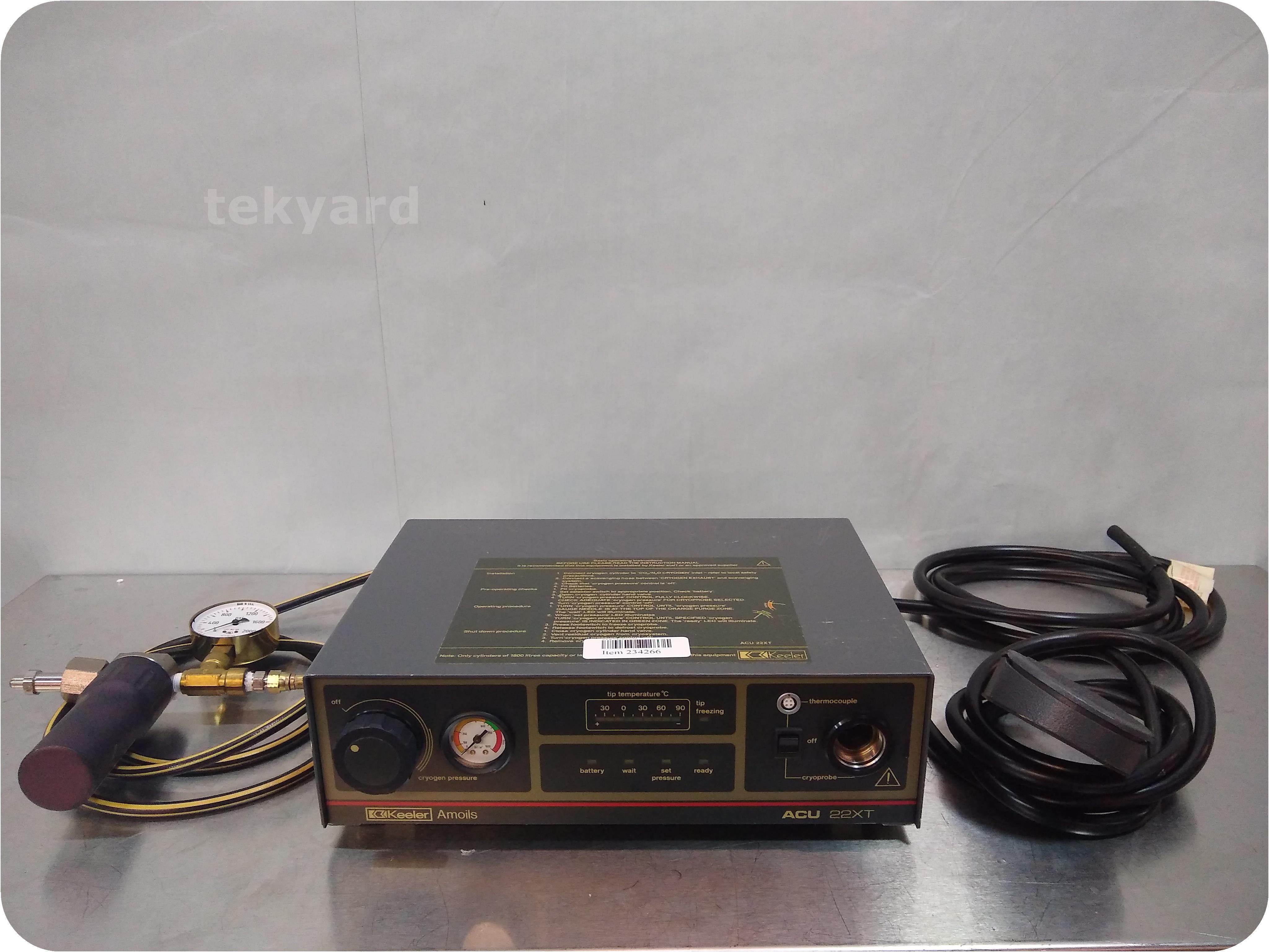 tekyard, LLC. - 234266-Keeler Amoils ACU 22XT Ophthalmic Cryo Unit ...