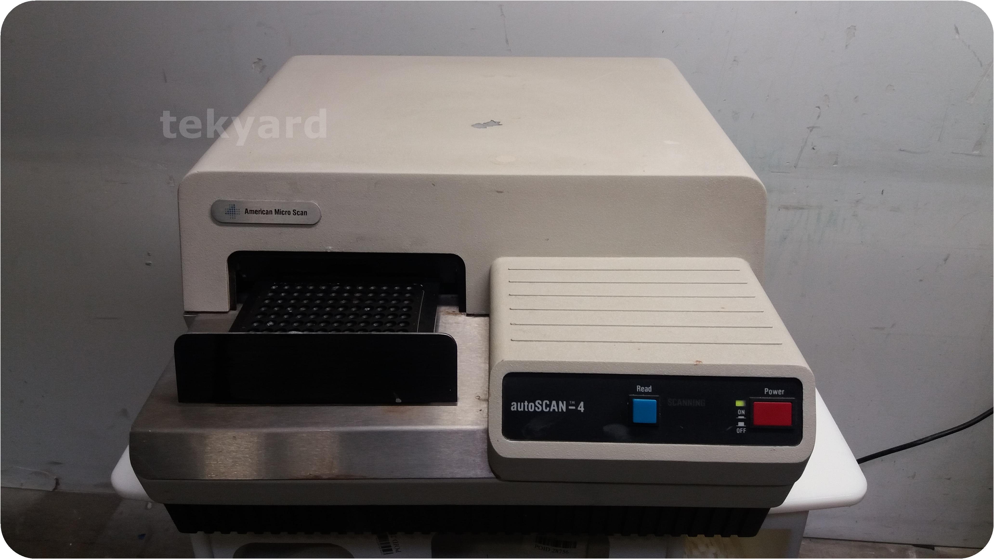 tekyard, LLC. - 243066-American MicroScan AutoScan 4 Laboratory Analyzer