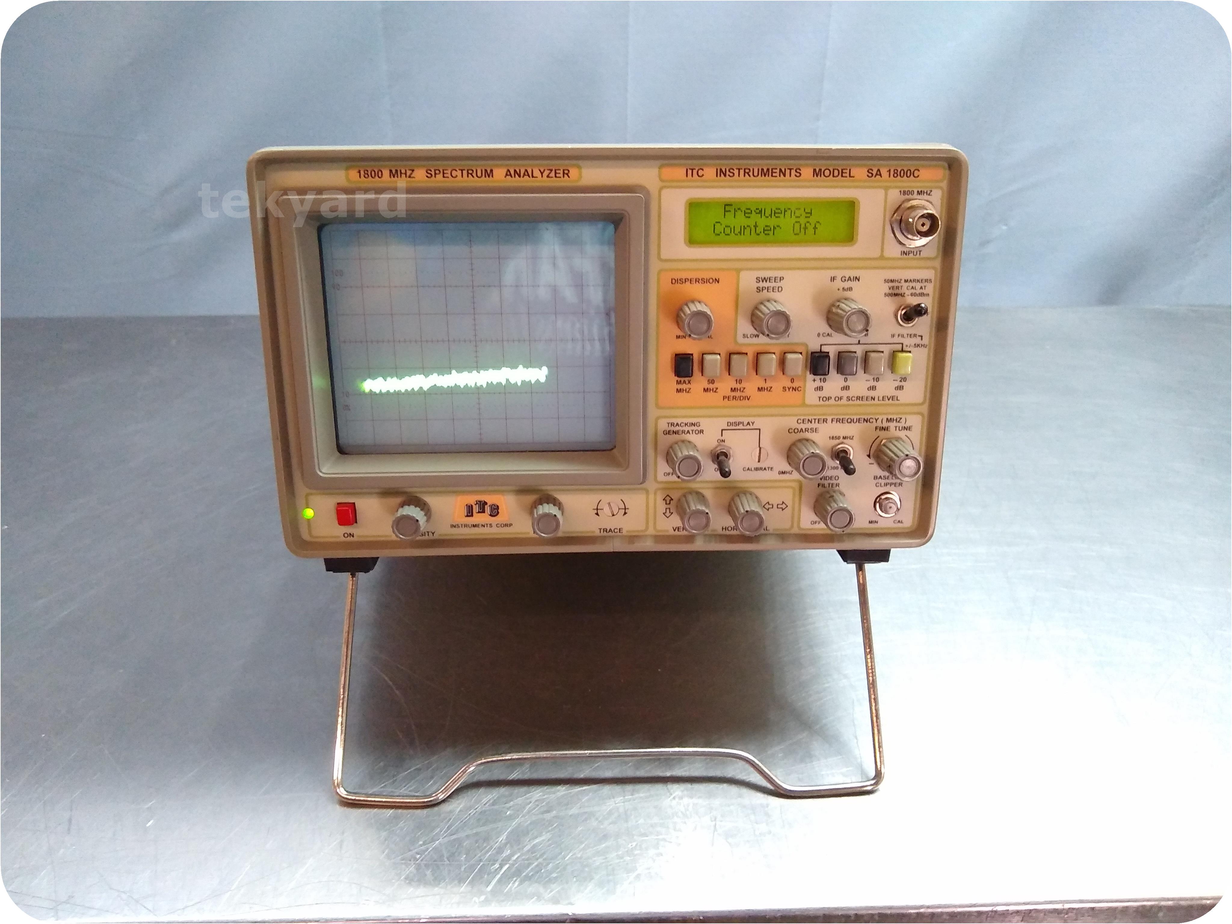 tekyard, LLC. - 255648-ITC Instruments SA 1800C Spectrum Analyzer