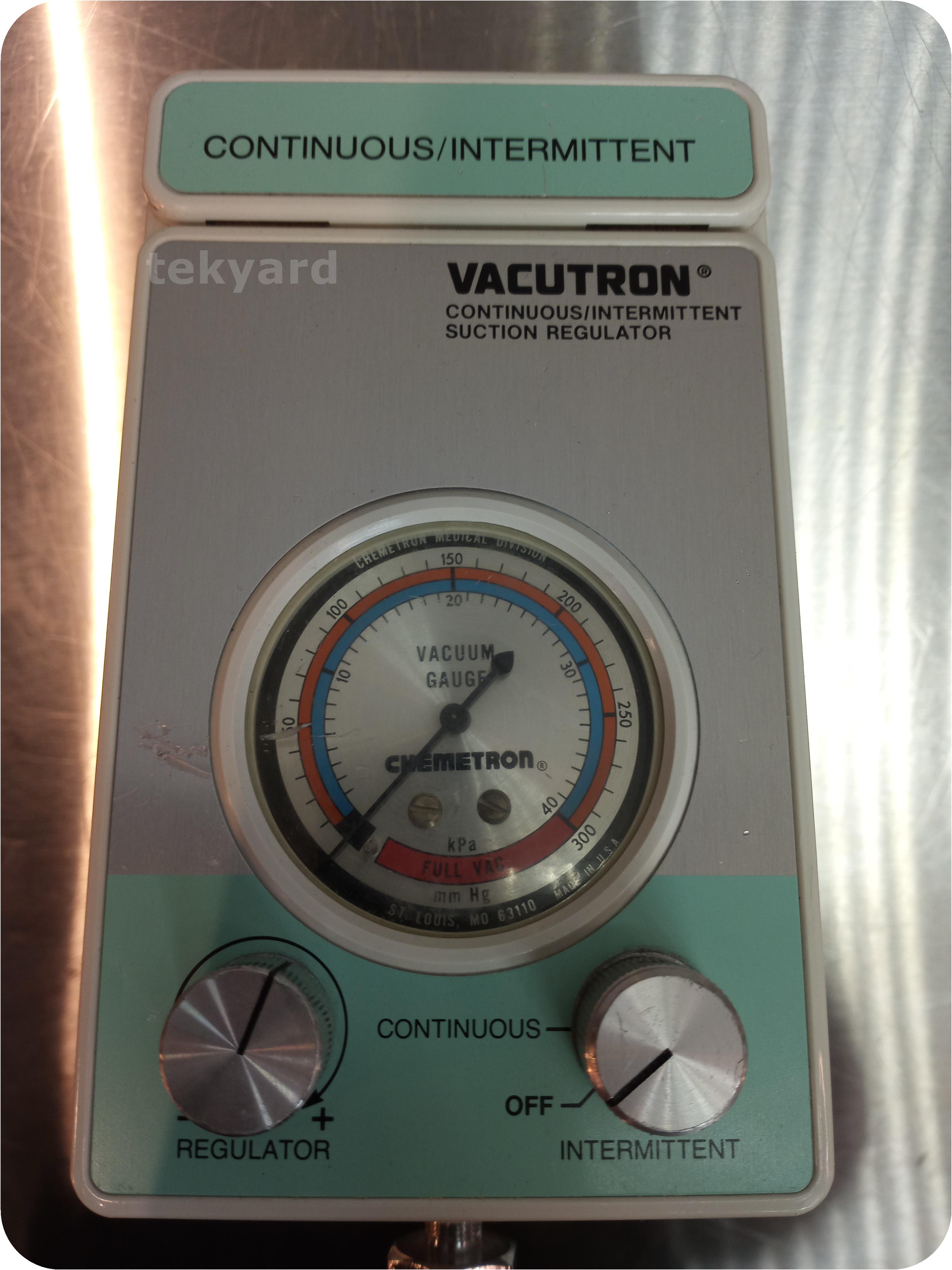 tekyard, LLC. - 265545-Chemetron Vacutron Surgical/Continuous Suction ...