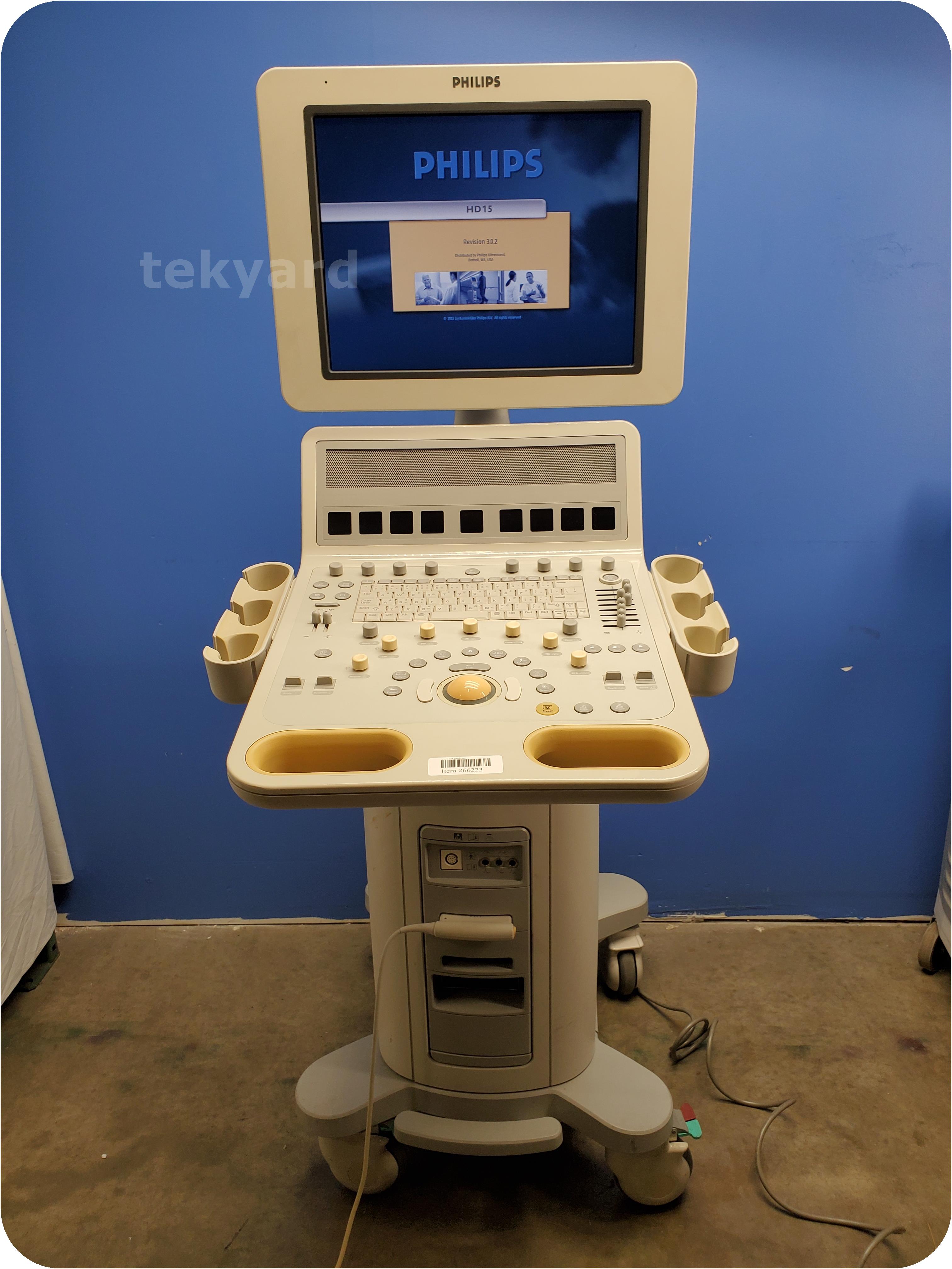 tekyard, LLC. - 266223-Philips HD15 Ultrasound Machine