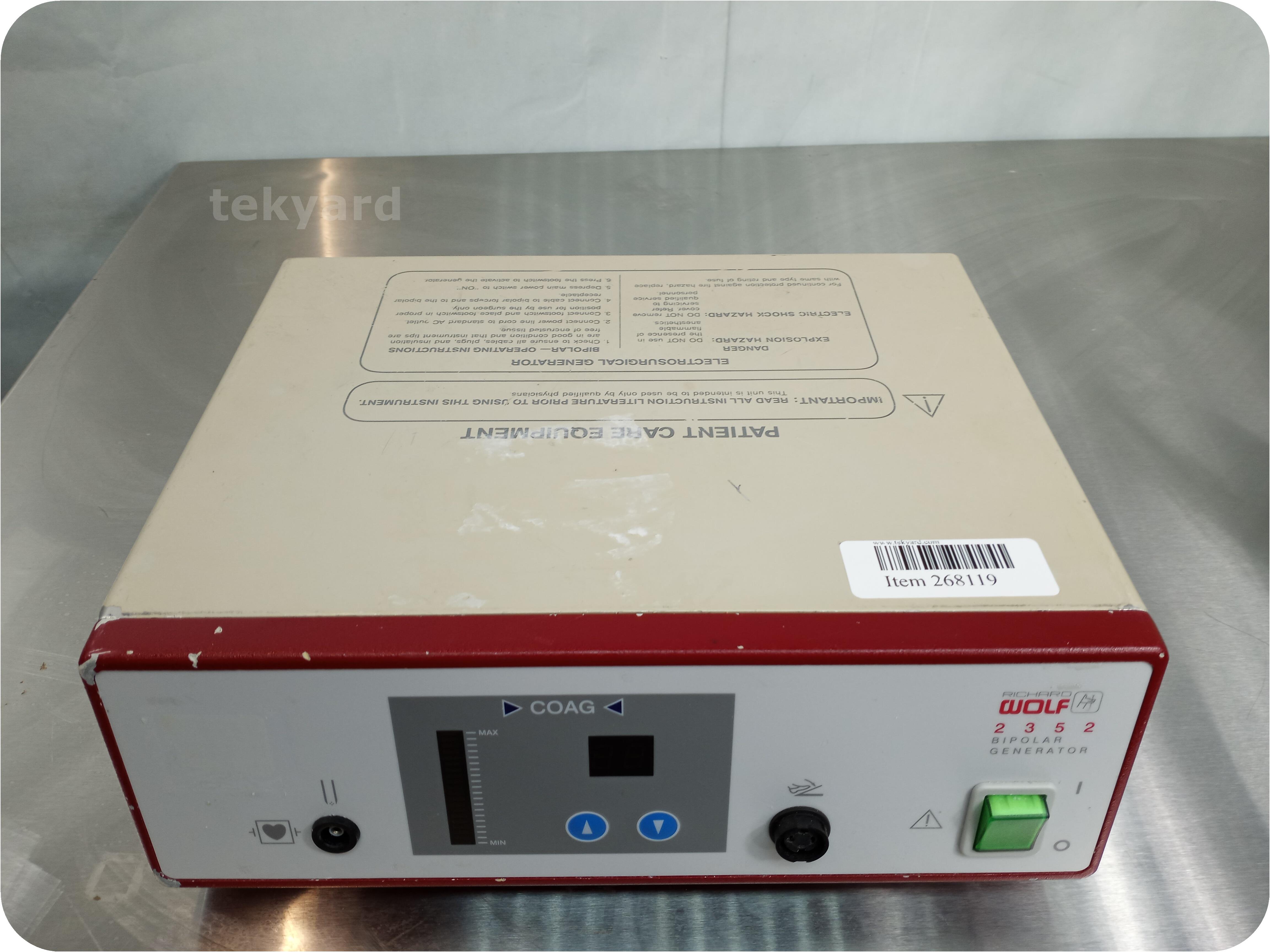 tekyard, LLC. - 268119-Richard Wolf 2352 Bipolar Generator