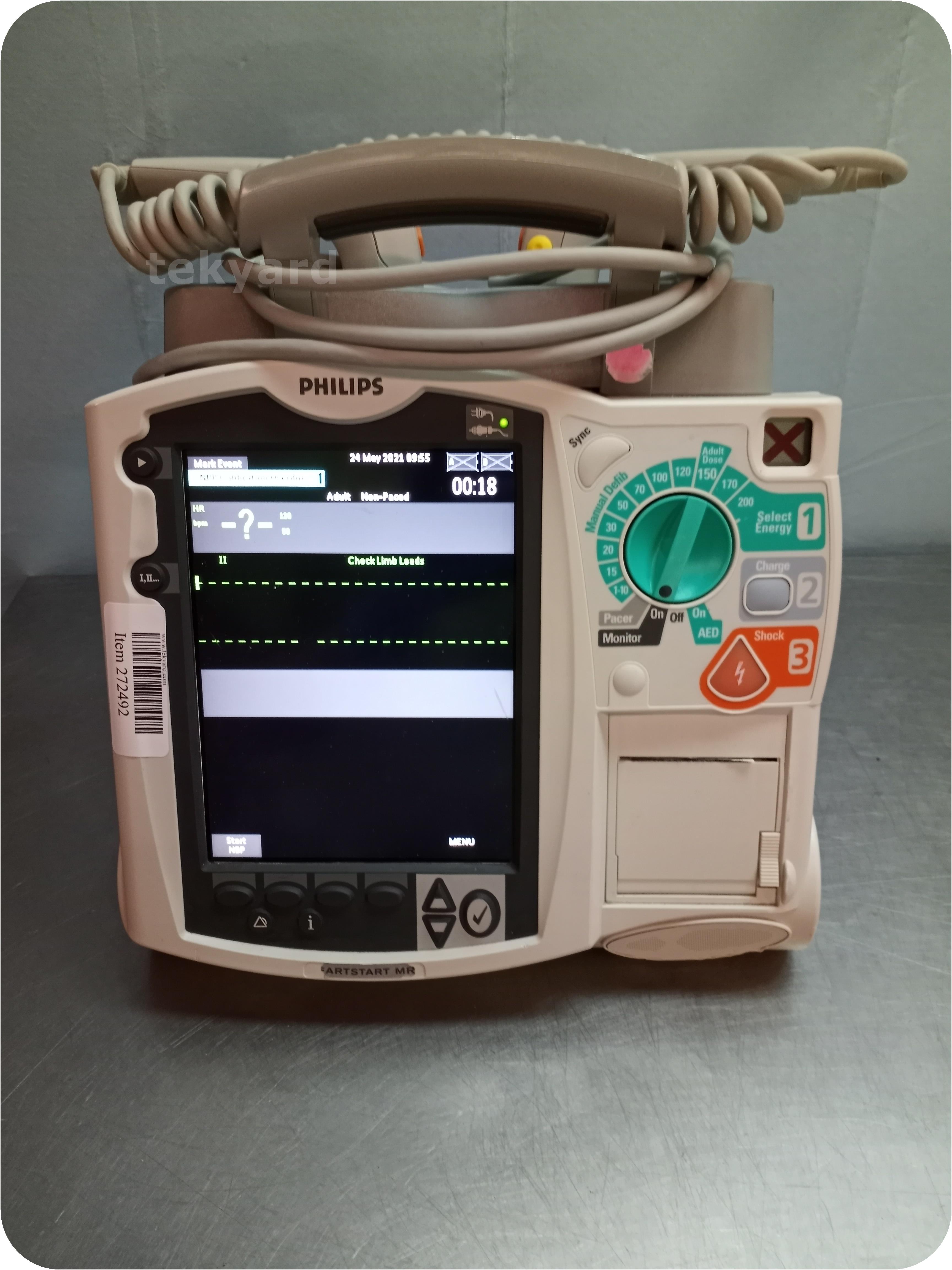 tekyard, LLC. - 272492-Philips M3535A HeartStart MRX Defibrillator Monitor