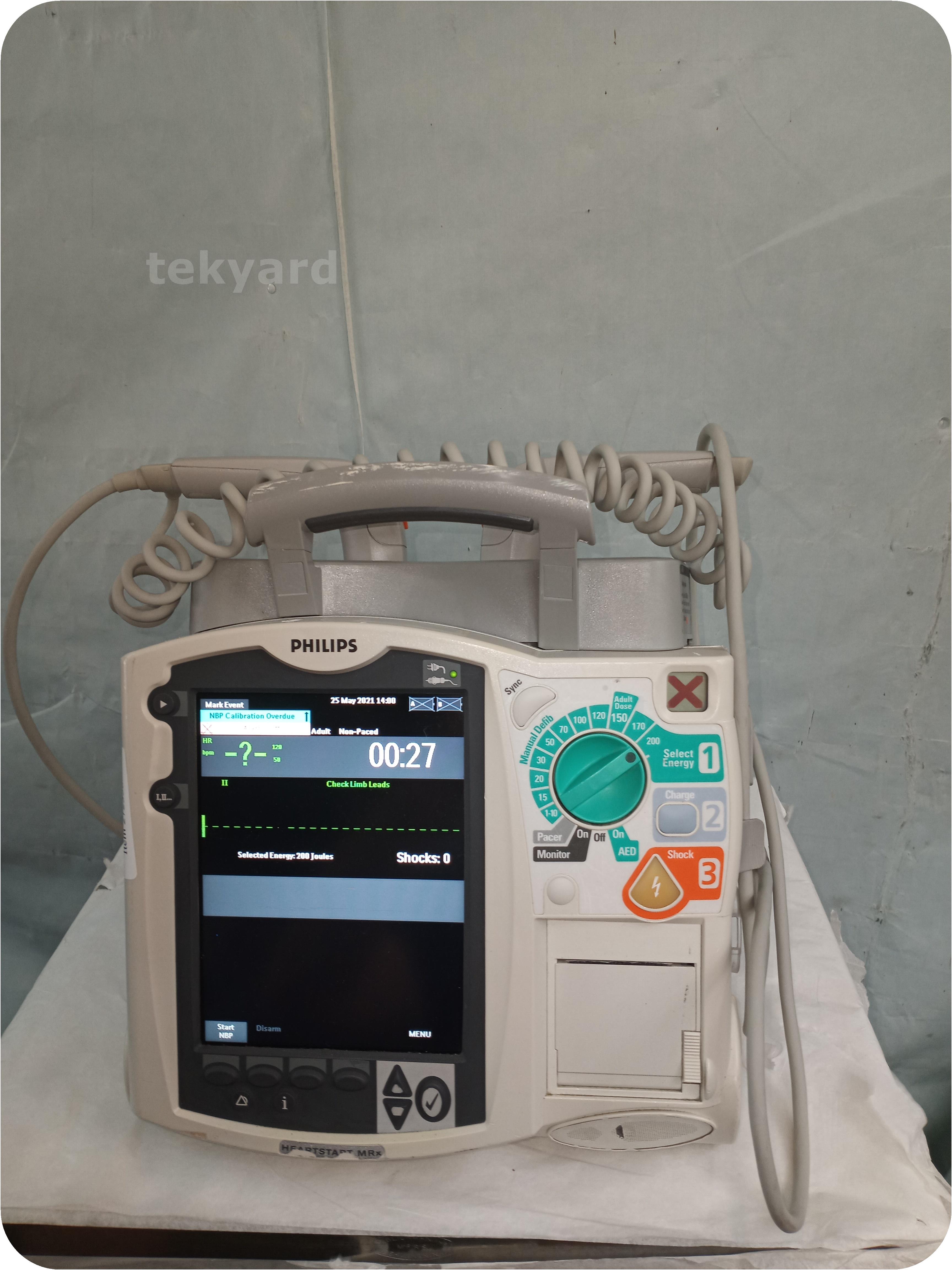 tekyard, LLC. - 272558-Philips M3535A HeartStart MRX Defibrillator Monitor