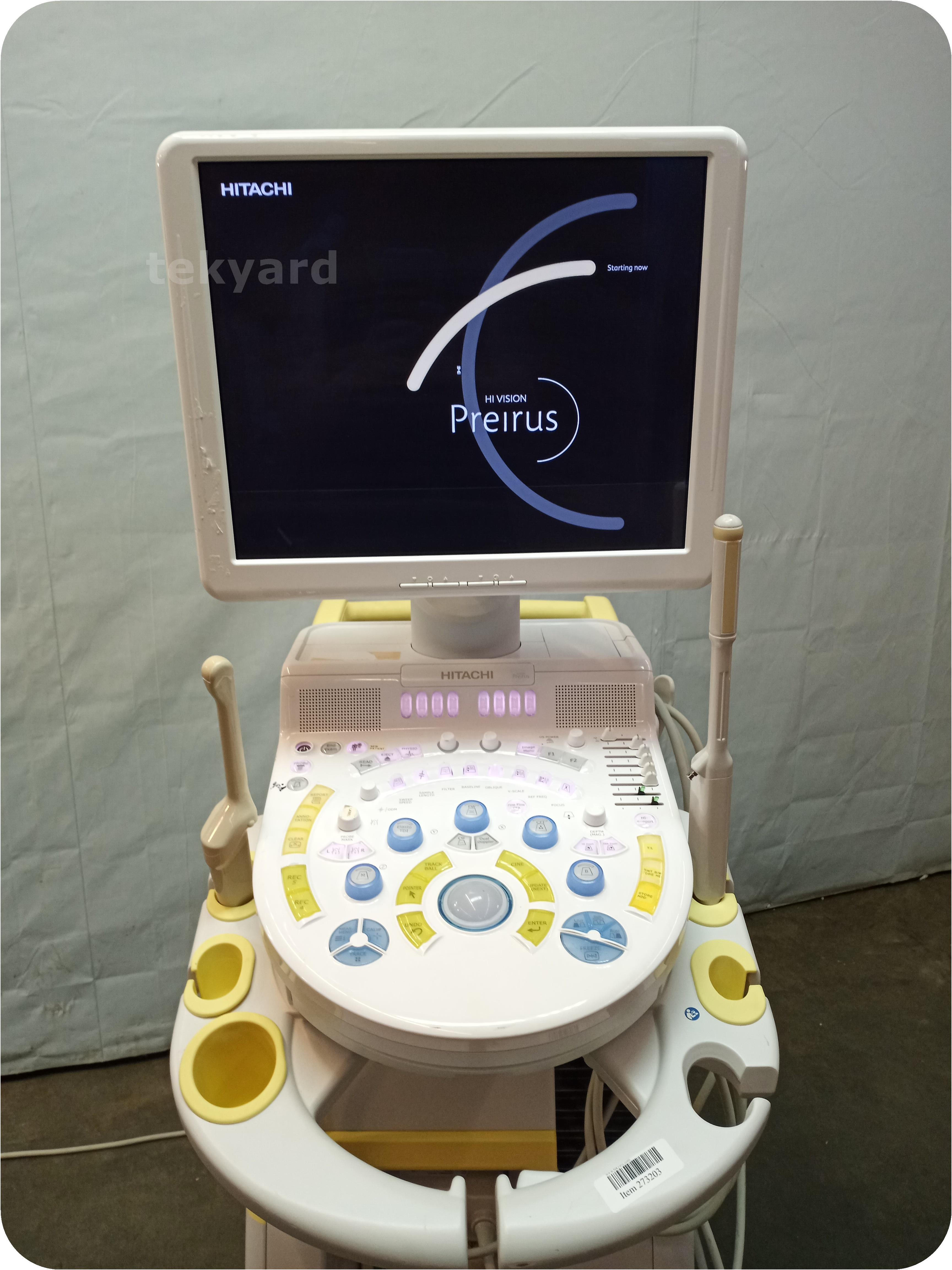 tekyard, LLC. - 273203-Hitachi Aloka HI VISION Preirus Ultrasound Machine