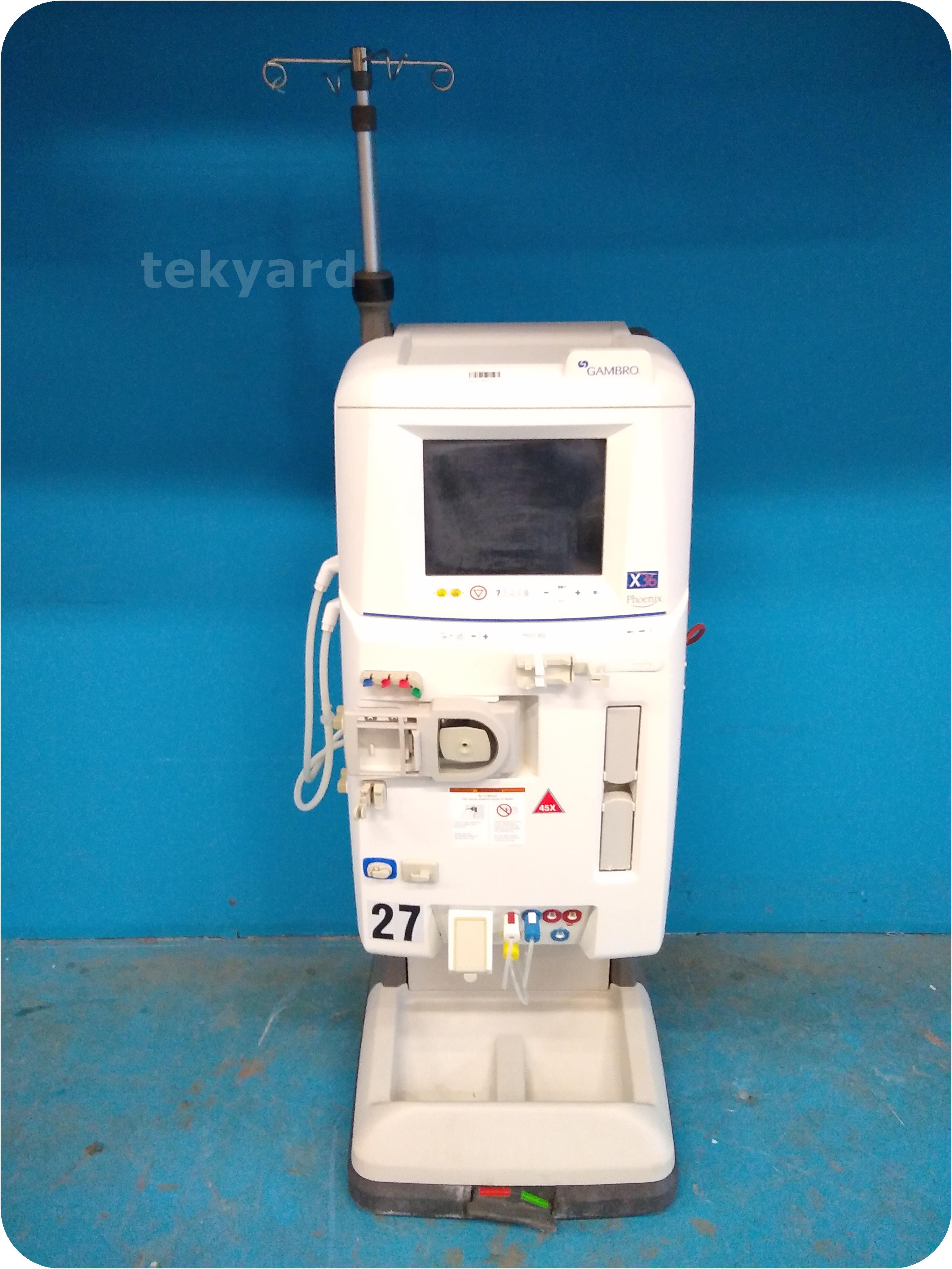 tekyard, LLC. - 280153-GAMBRO Phoenix X36 Dialysis Machine