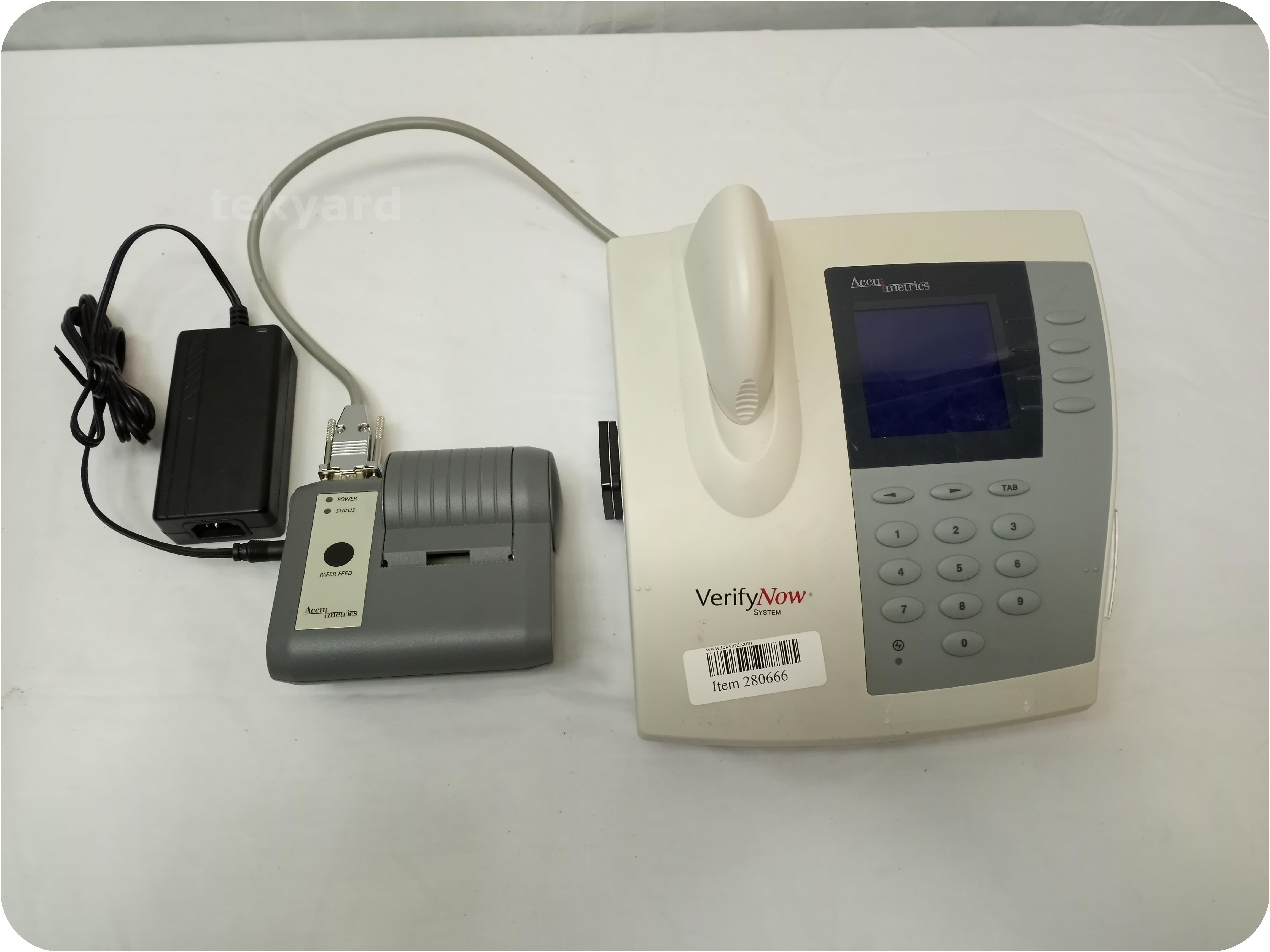 tekyard, LLC. - 280666-AccuMetrics VerifyNow System Platelet Analyzer