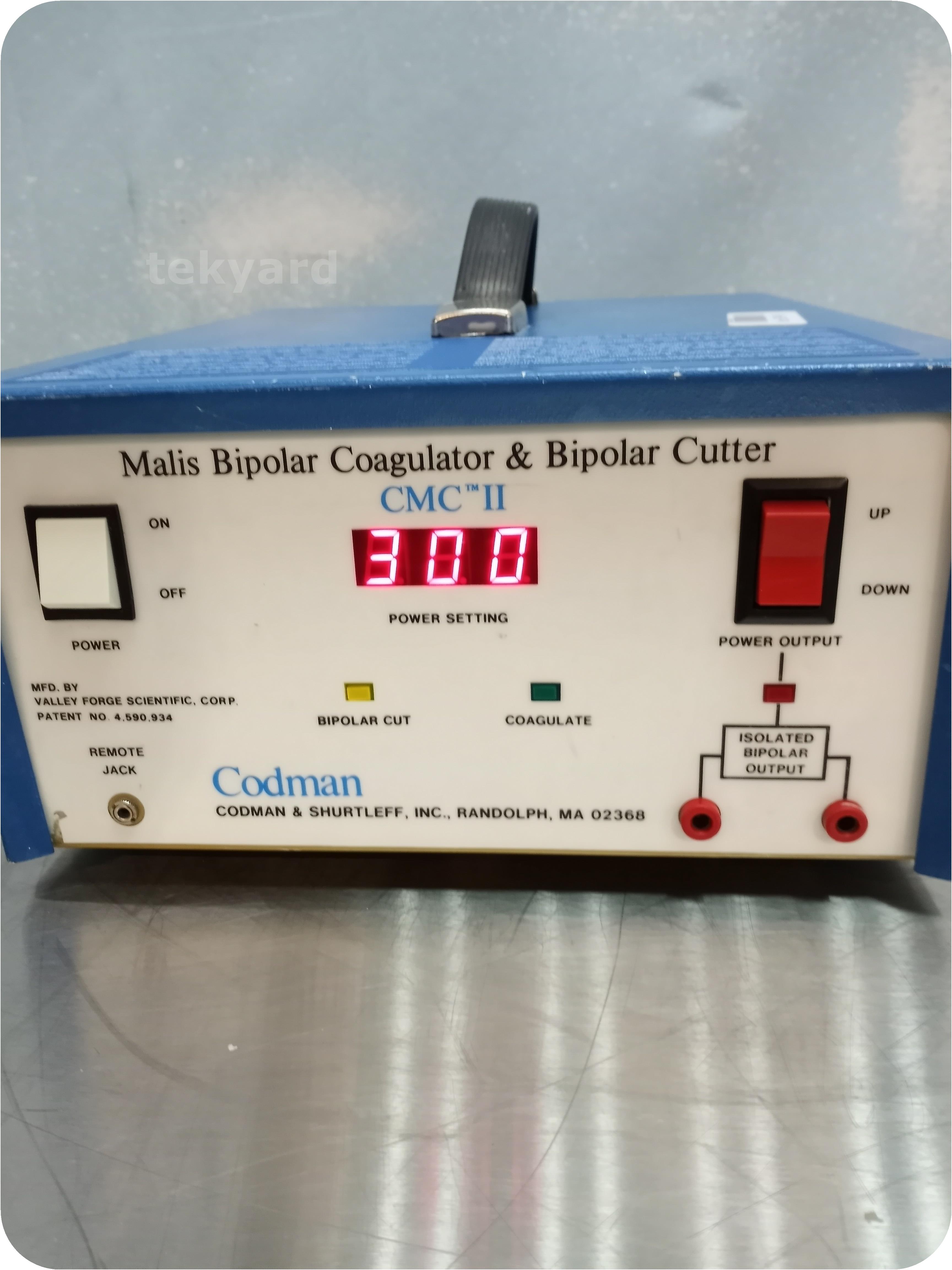 tekyard, LLC. - 293469-Codman 80-1140 CMC II Malis Bipolar Coagulator ...
