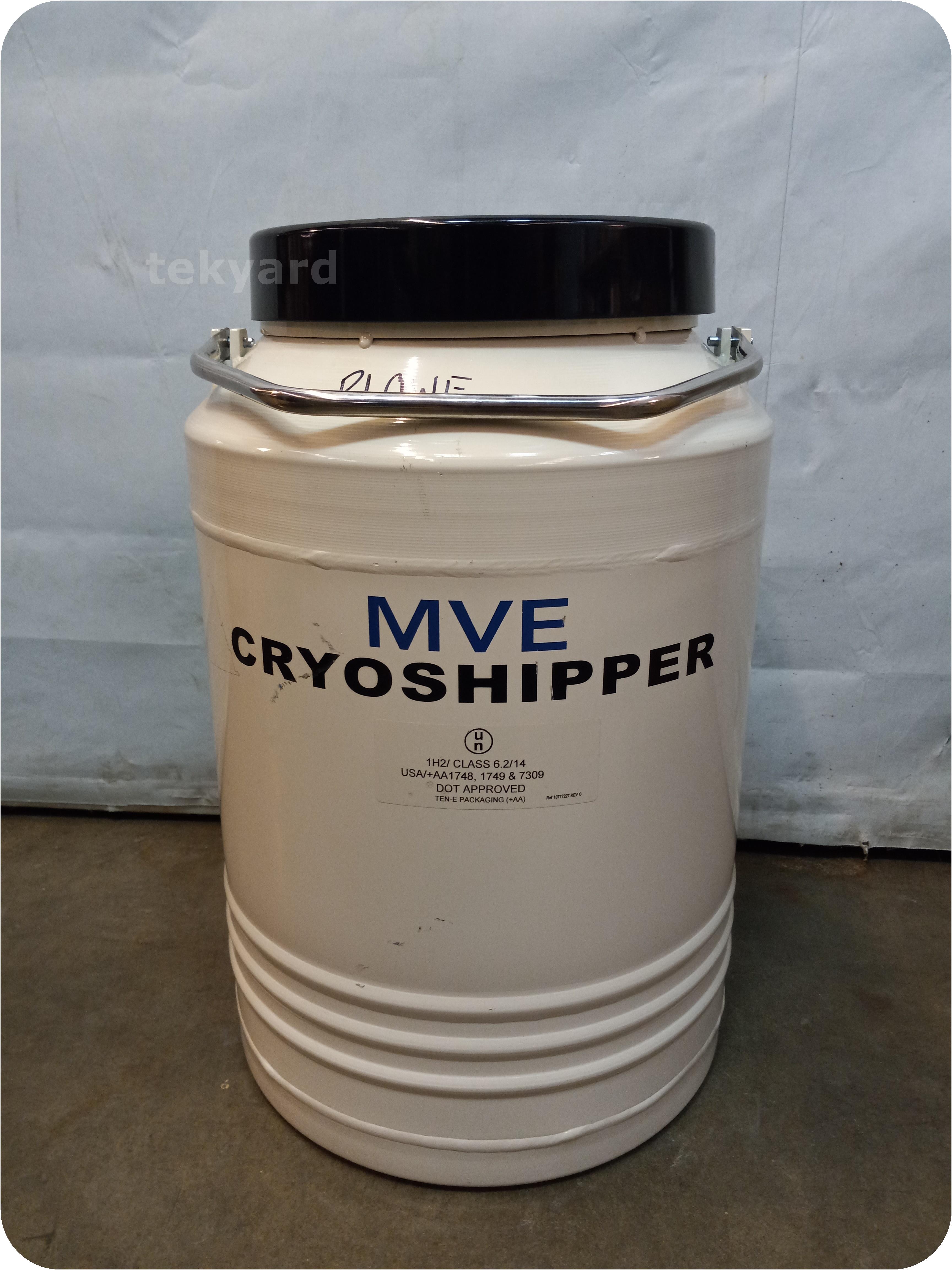 tekyard, LLC. - 302648-MVE Cryoshipper Cryogenic Liquid Nitrogen Storage Container / Cryo Tank ...