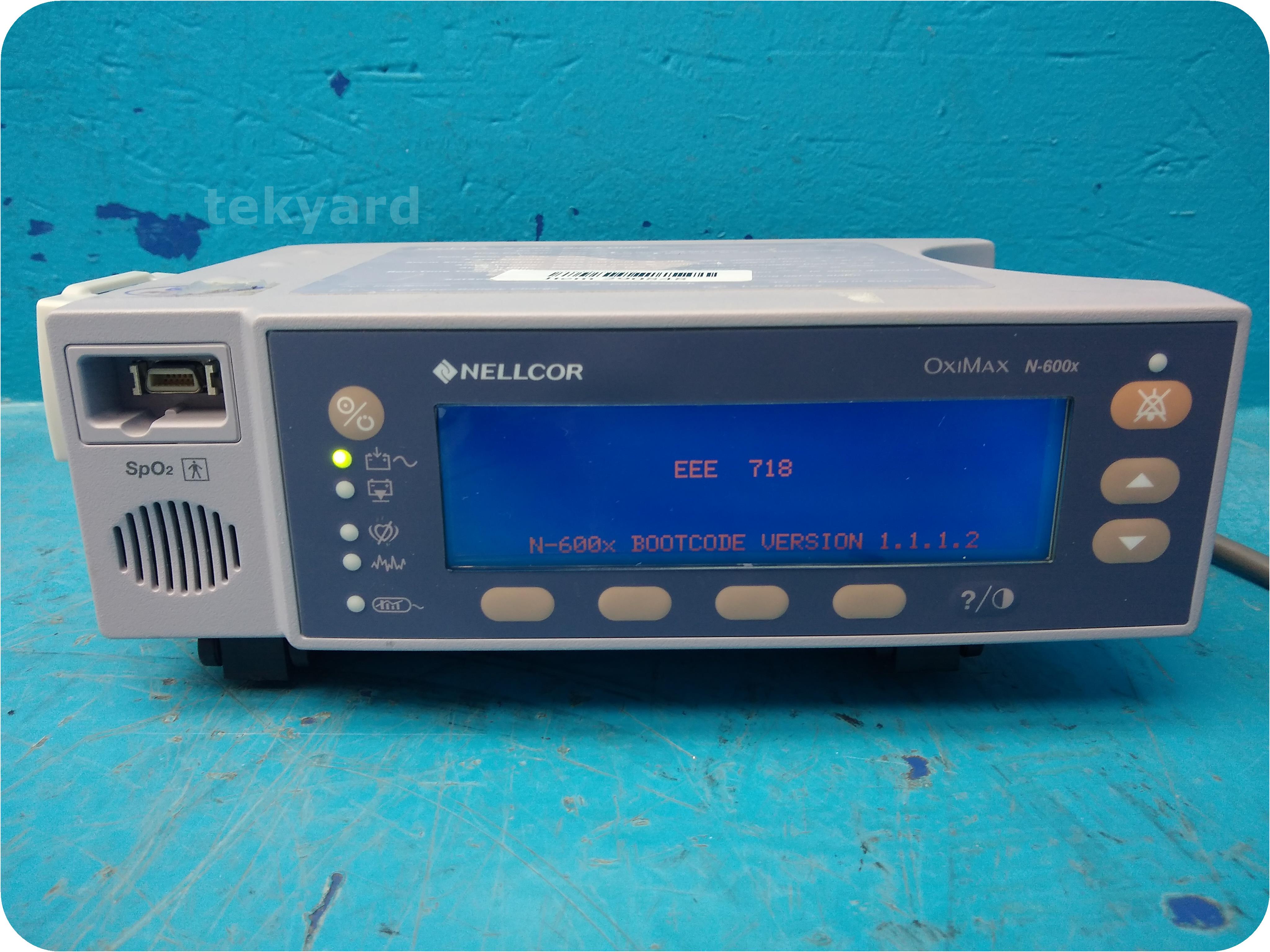 tekyard, LLC. - 306716-Nellcor Oximax N-600X Pulse Oximeter