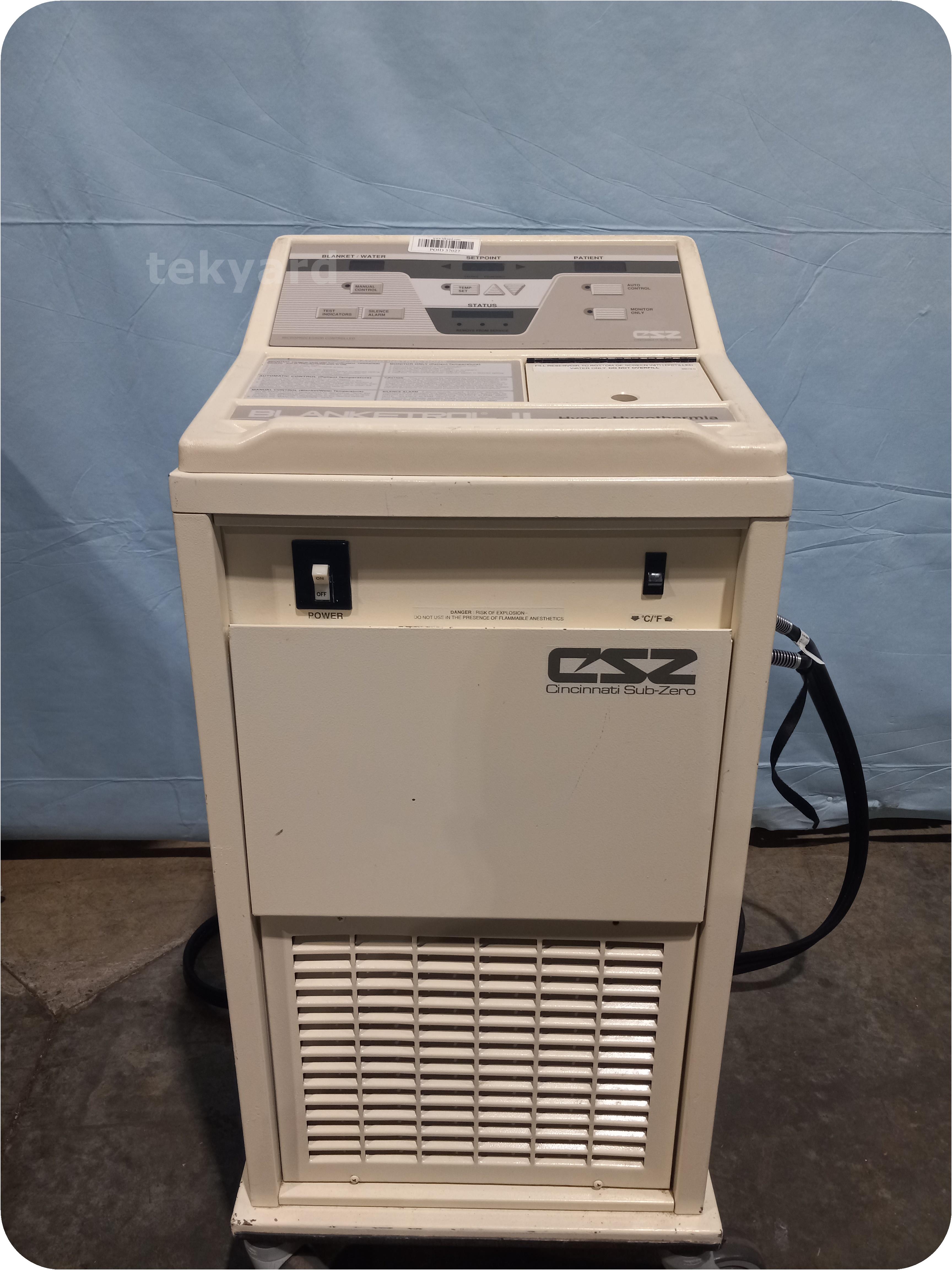 tekyard, LLC. - 306350-Cincinnati Sub-Zero CSZ Blanketrol II 222R Hyper ...