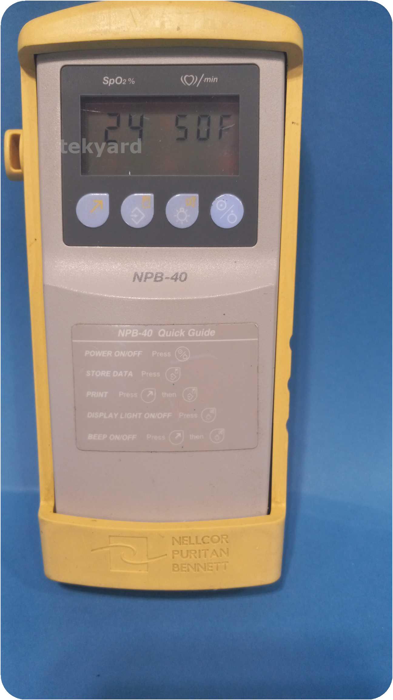 tekyard, LLC. - 310259-Nellcor Puritan Bennett NPB-40 Pulse Oximeter