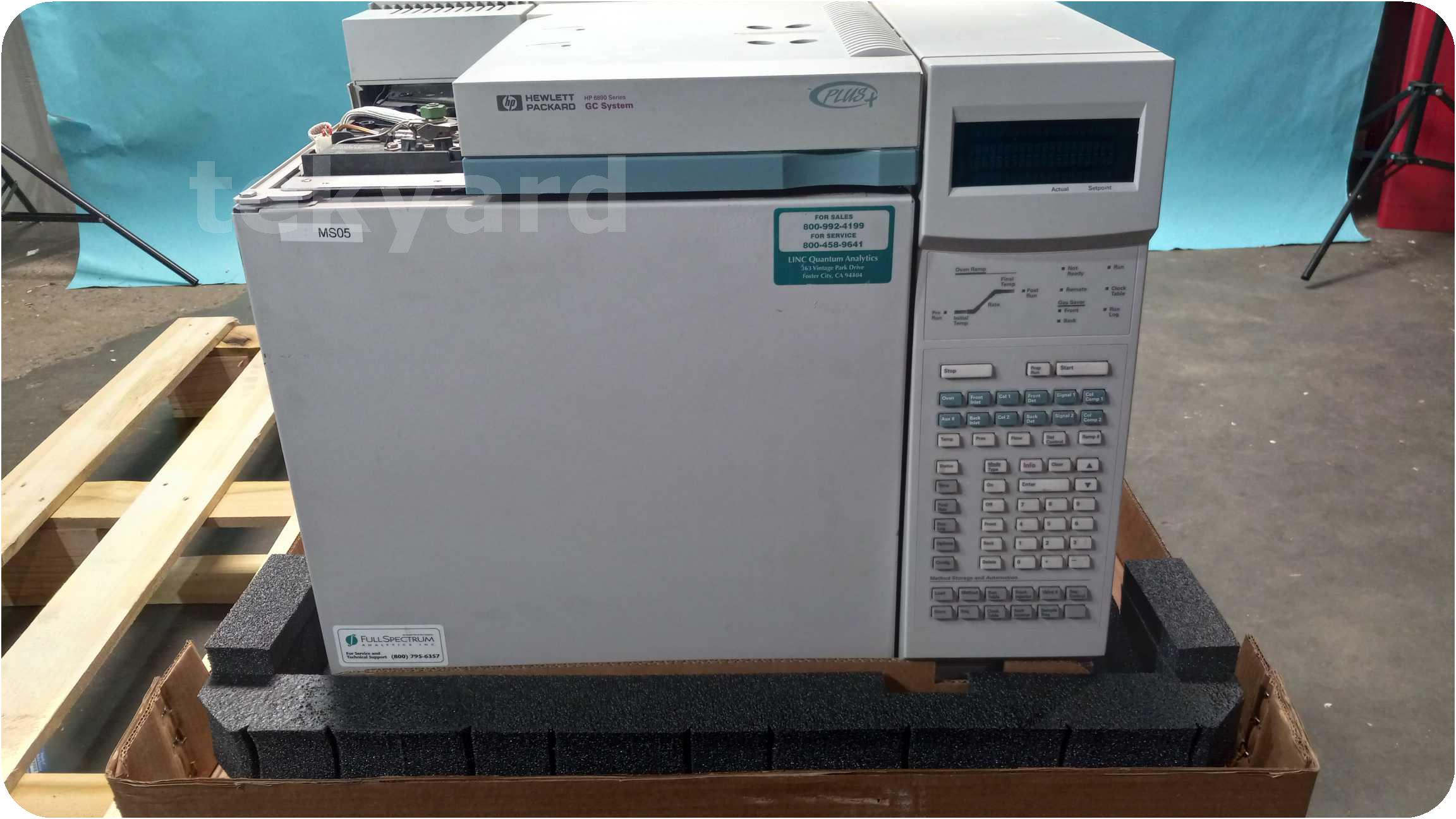tekyard, LLC. - 313787-Hewlett Packard Plus GC Gas Chromatograph System