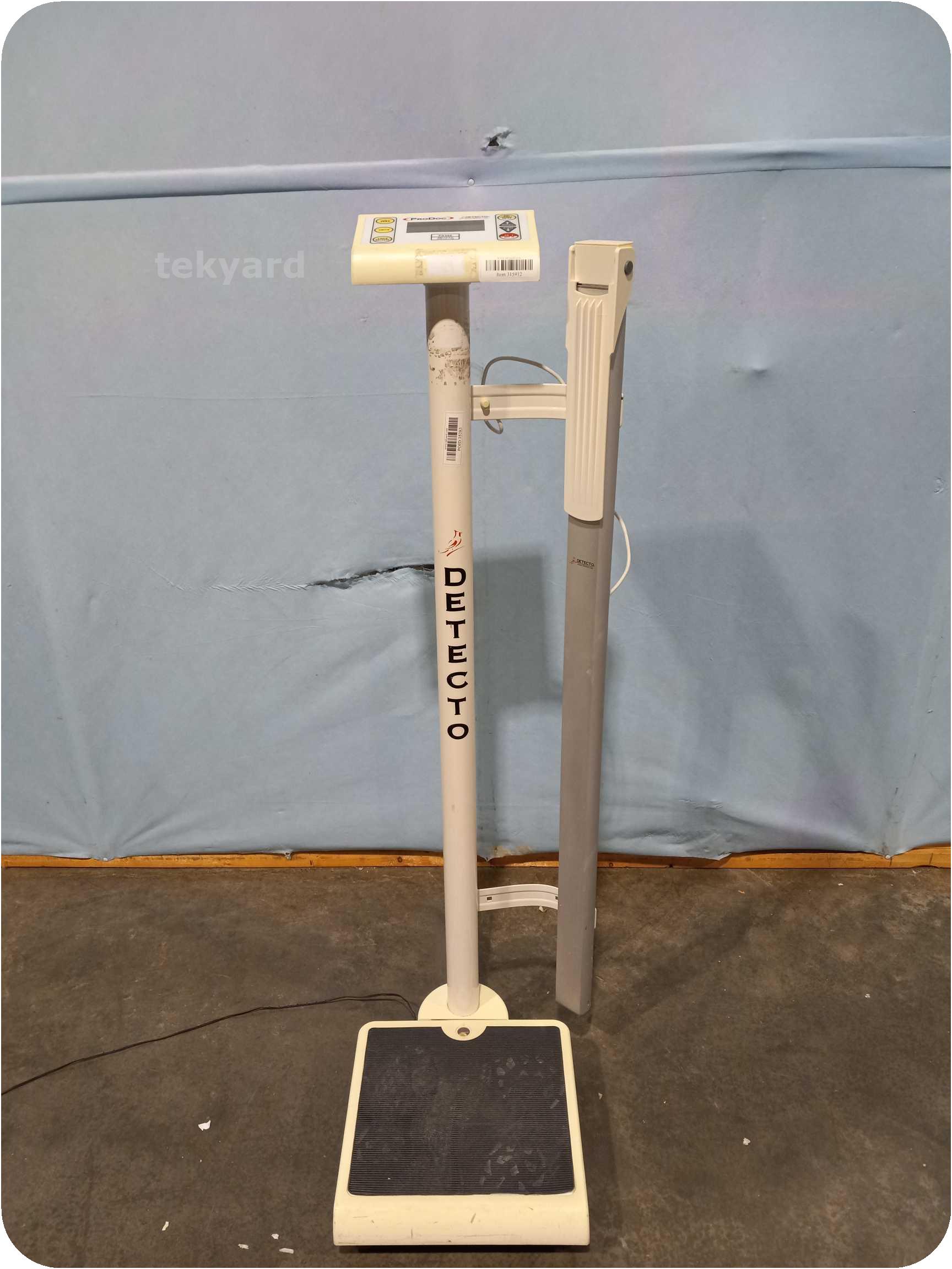 tekyard, LLC. - 315912-Detecto ProDoc PD300 Digital Scale W/ Height Rod