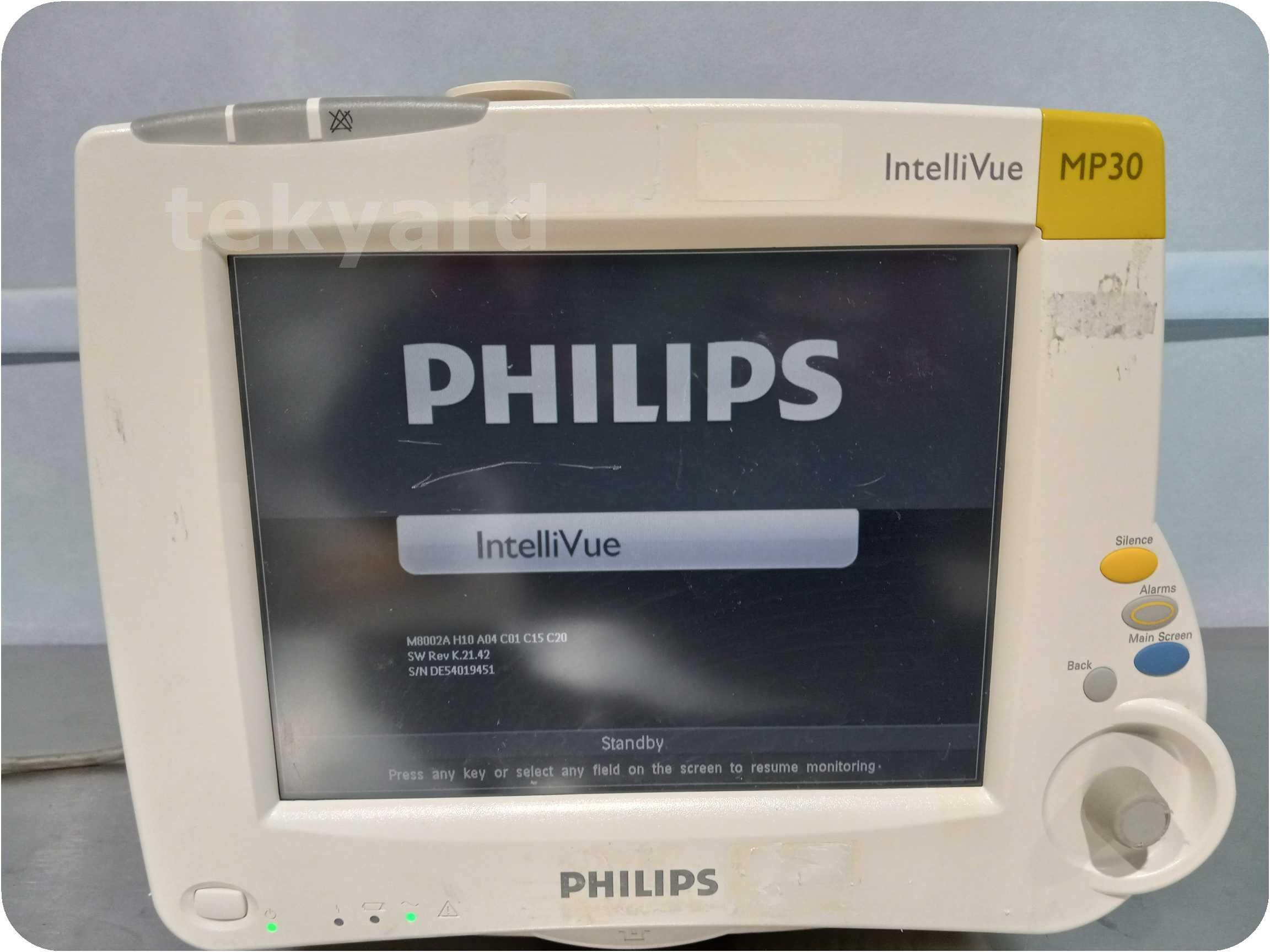 tekyard, LLC. - 318395-Philips Intellivue MP30 M8002A Vital Signs Monitor