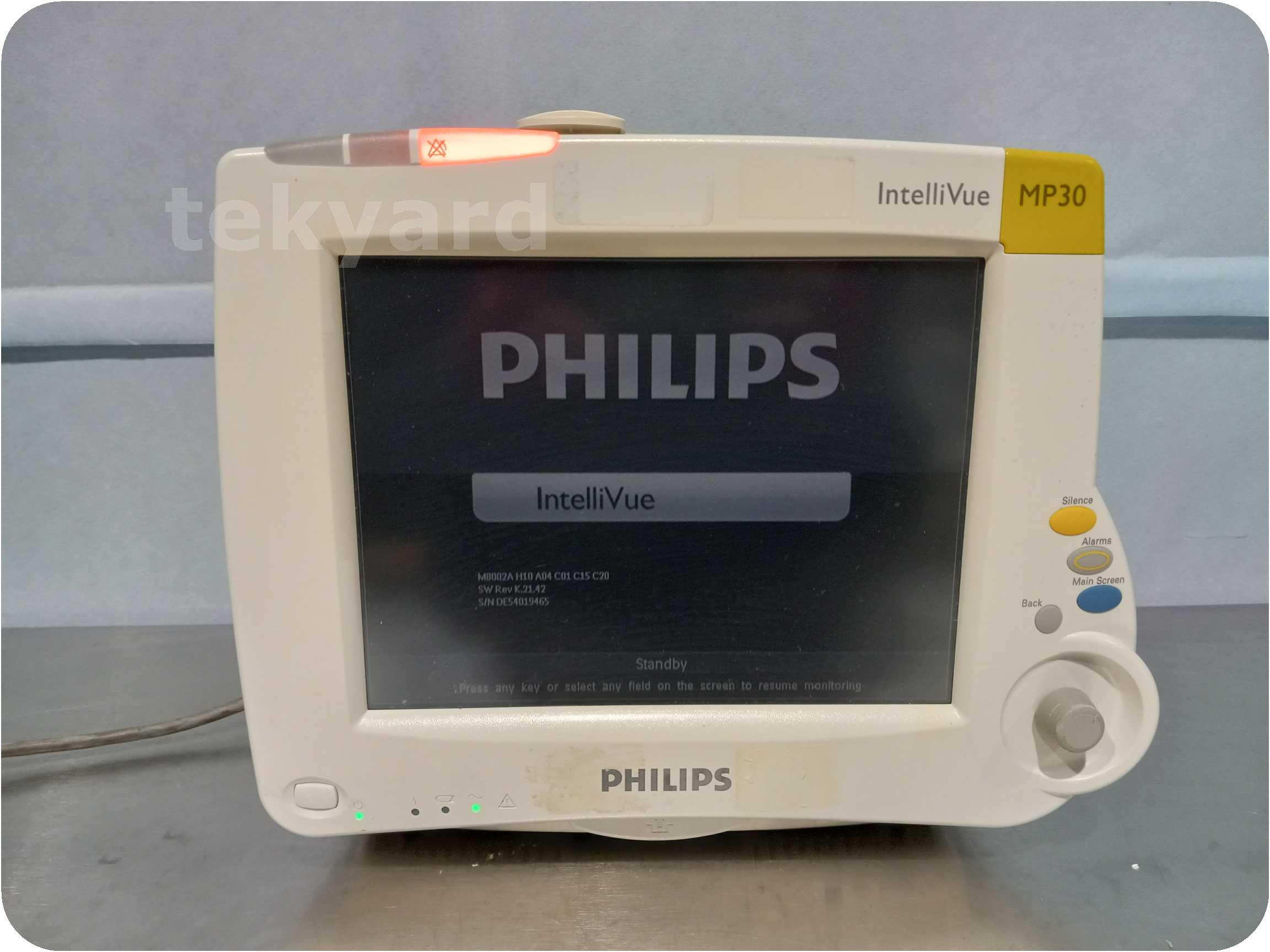 tekyard, LLC. - 318396-Philips Intellivue MP30 M8002A Vital Signs Monitor