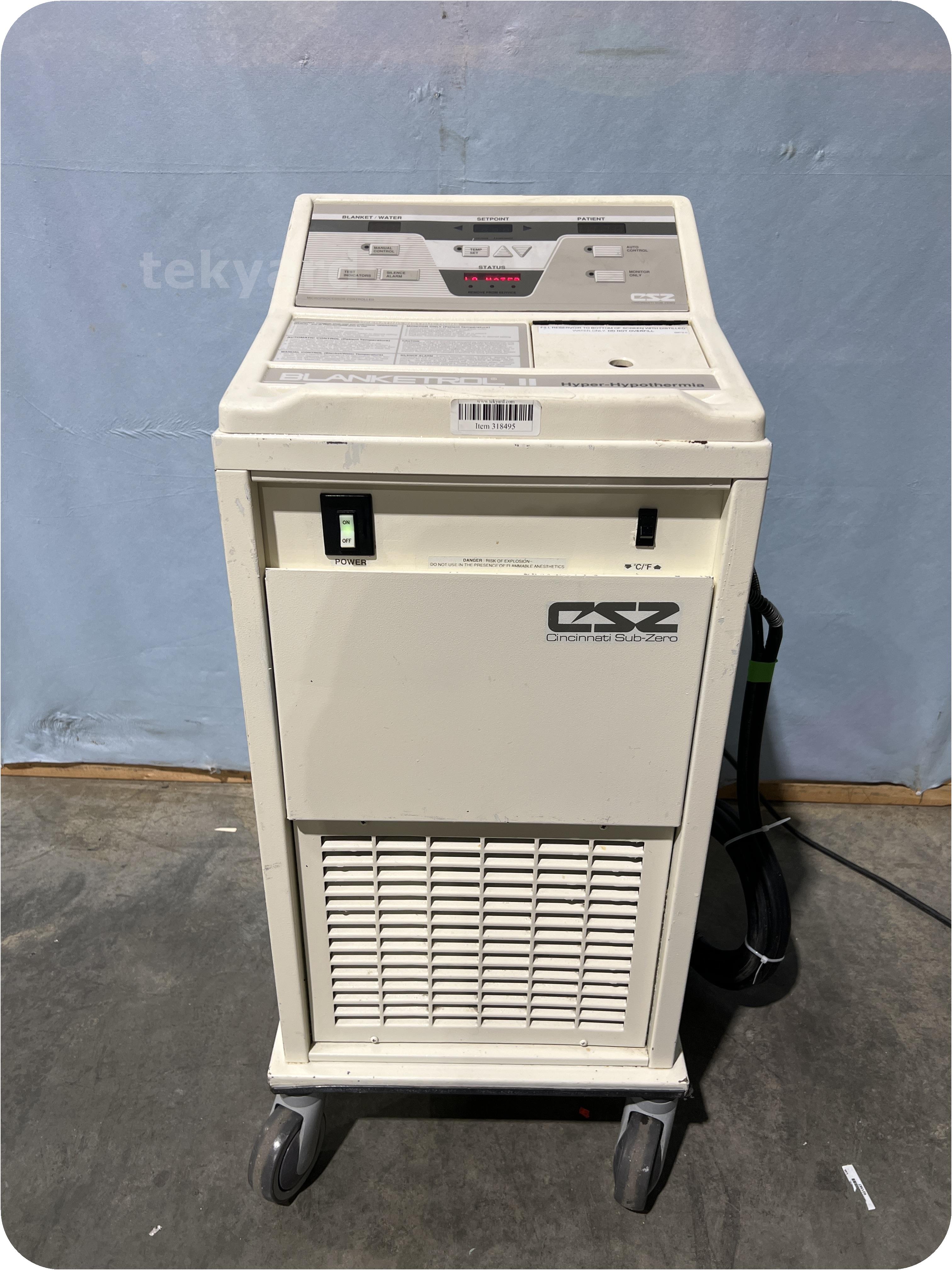 tekyard, LLC. - 318495-Cincinnati Sub-Zero CSZ Blanketrol II Hyper ...