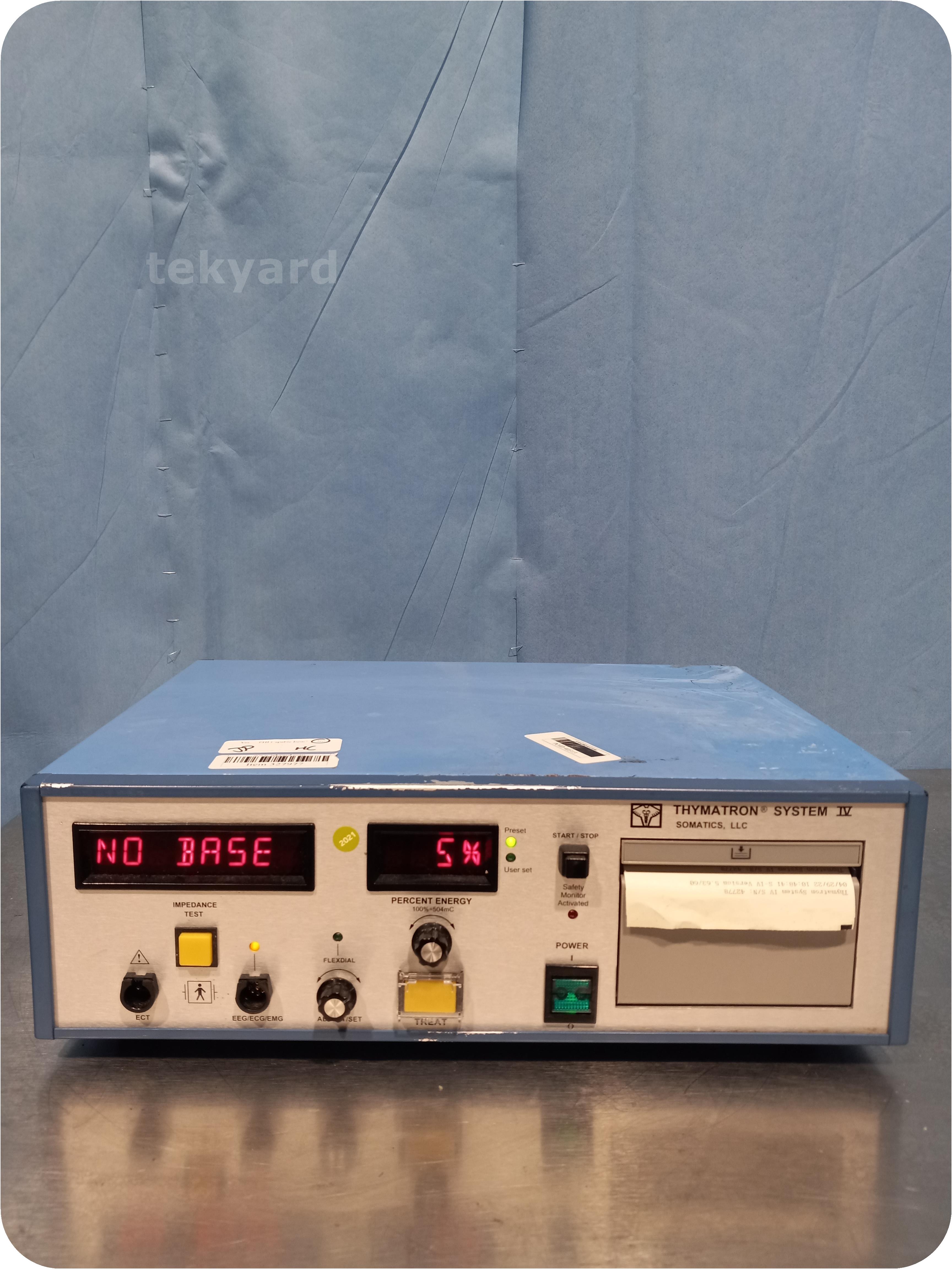 tekyard, LLC. - 327977-Somatics Thymatron System IV Electro-Convulsive ...