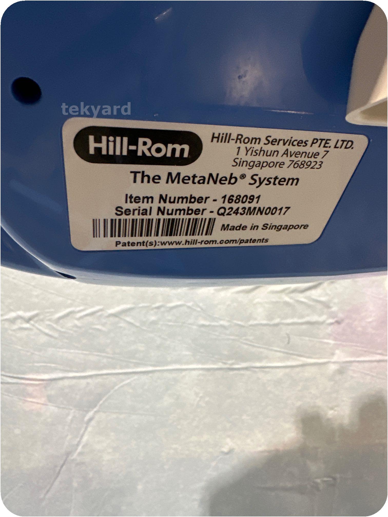 tekyard, LLC. - 329912-Hill-Rom The MetaNeb System