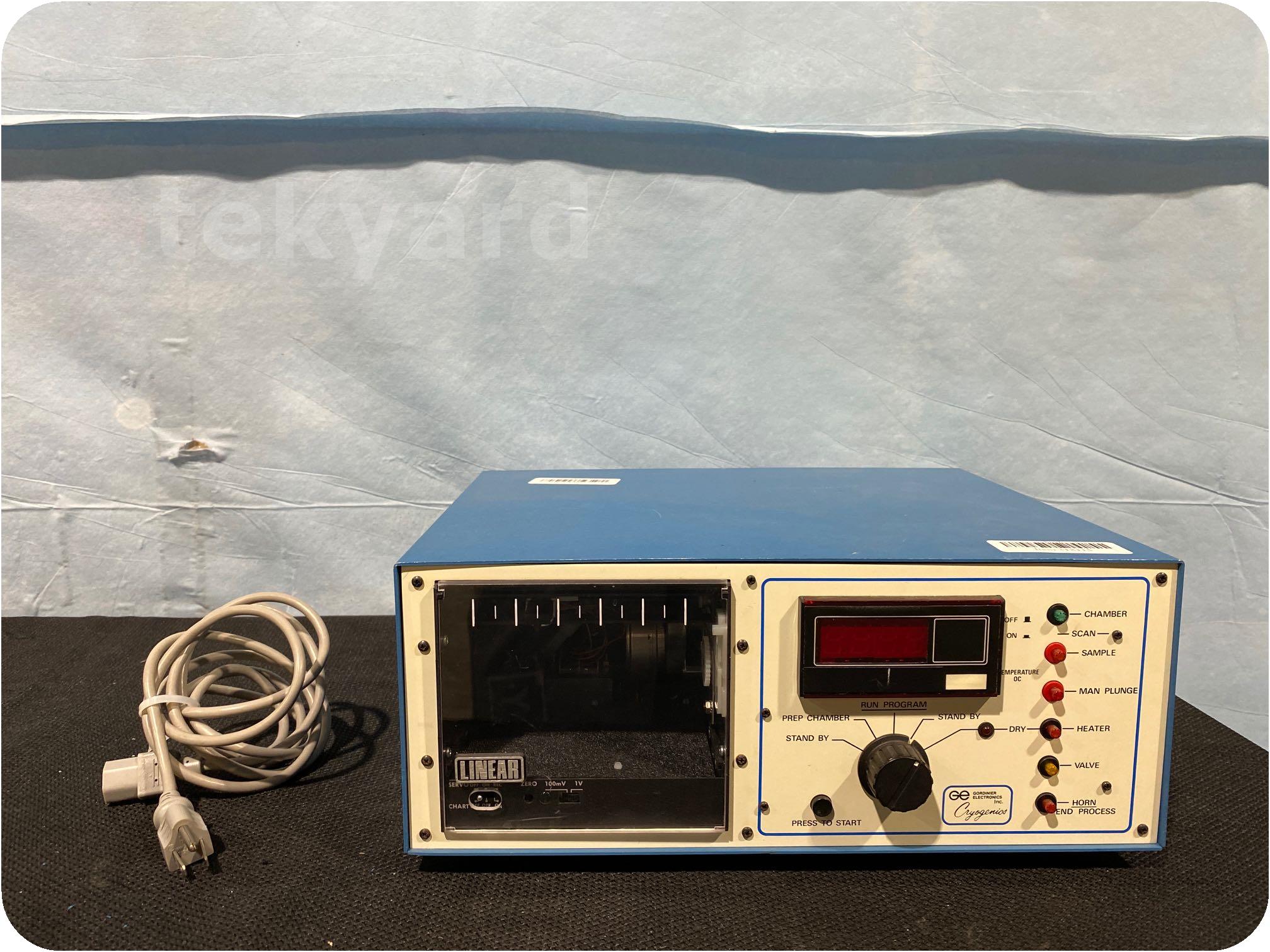 tekyard, LLC. - 333457-Gordinier Electronic 7009 Spec Cryo-freezer Chamber