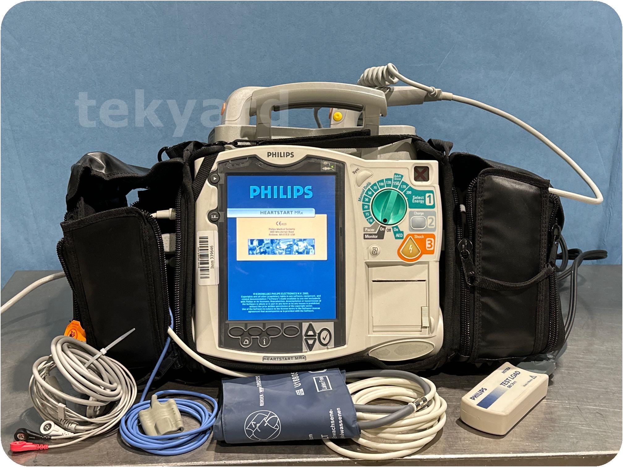 tekyard, LLC. - 339646-Philips M3535A HeartStart MRX Defibrillator Monitor