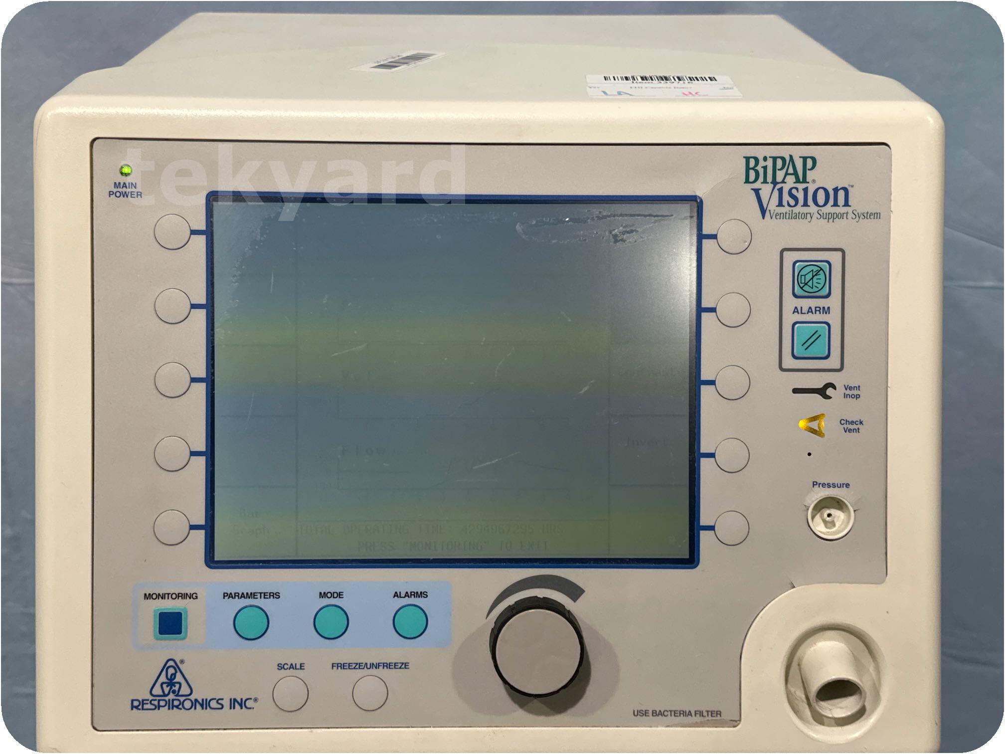 tekyard, LLC. - 339716-Respironics BiPAP Vision 582059 Ventilatory ...