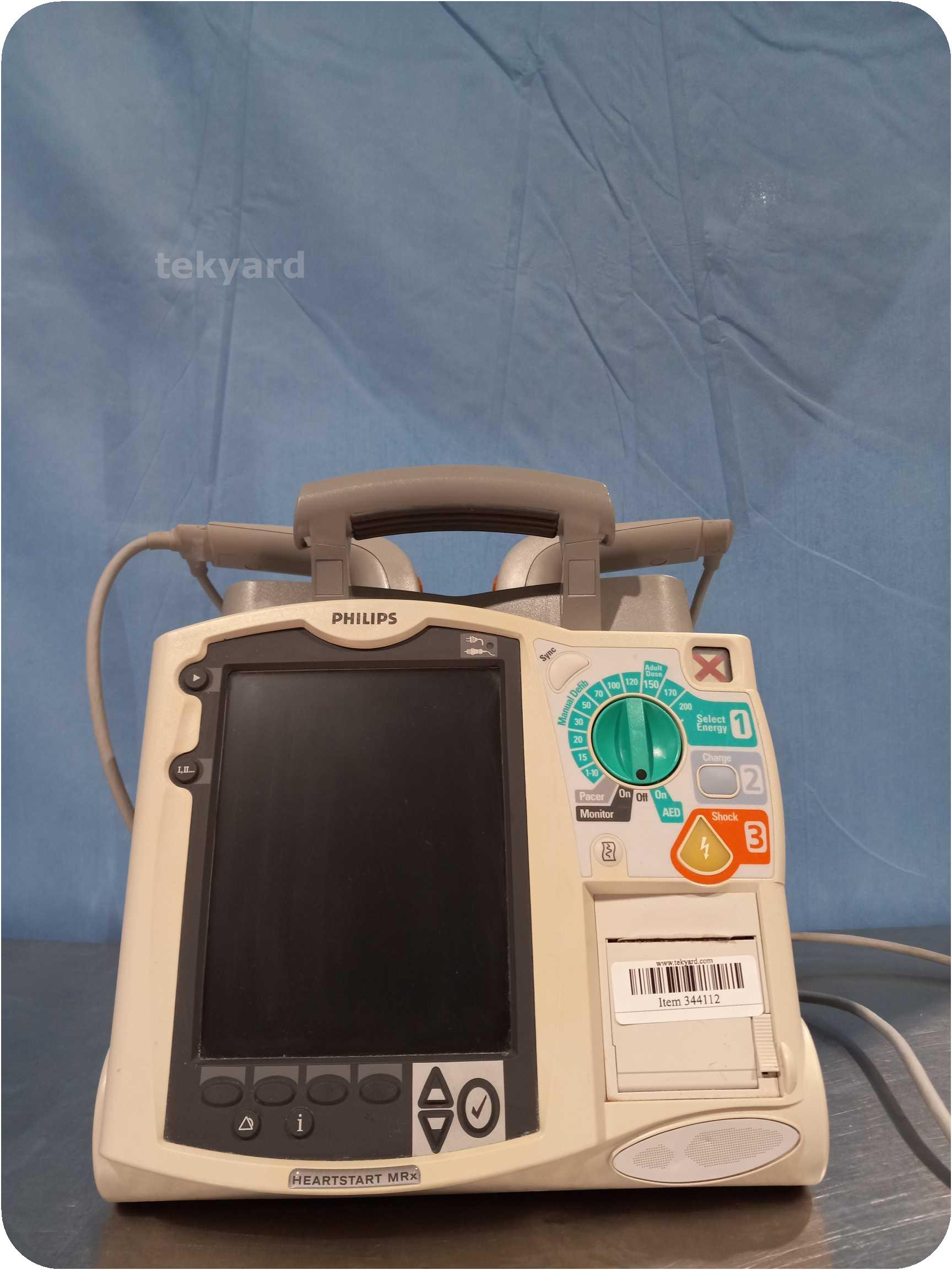tekyard, LLC. - 344112-Philips M3538A HeartStart MRX Defibrillator Monitor