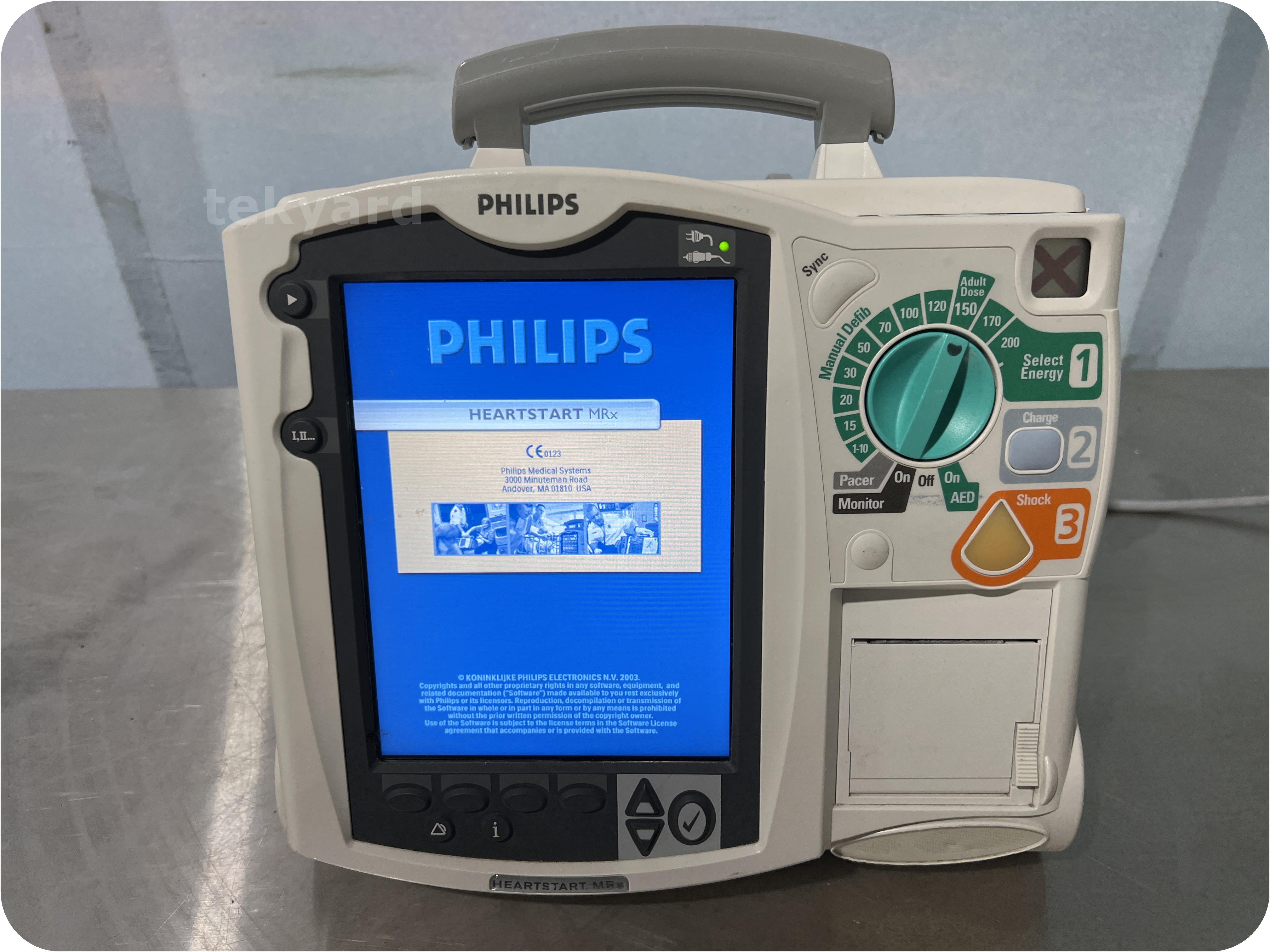 tekyard, LLC. - 344154-Philips M3535A HeartStart MRX Defibrillator Monitor