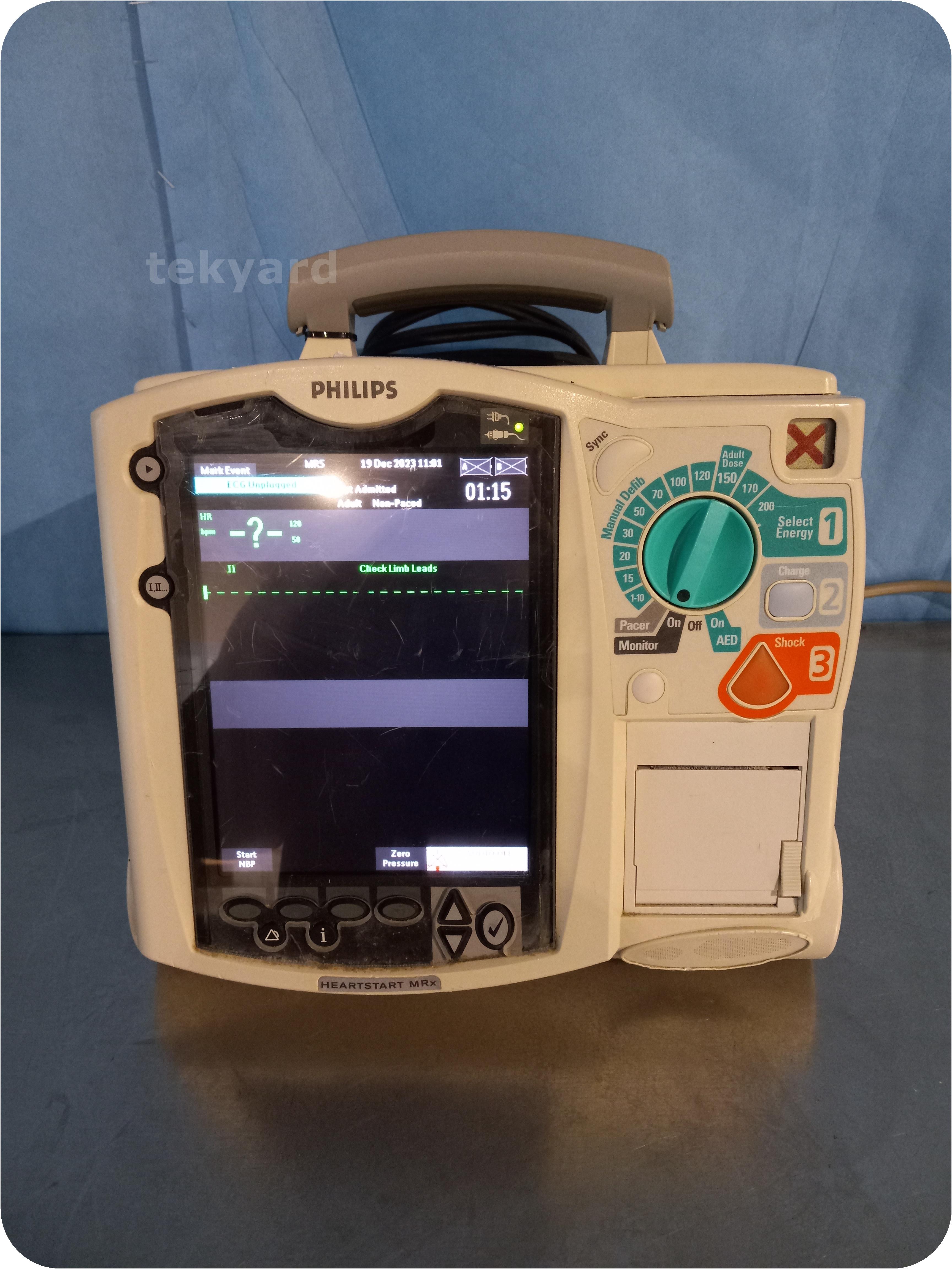 tekyard, LLC. - 344156-Philips M3535A HeartStart MRX Defibrillator Monitor