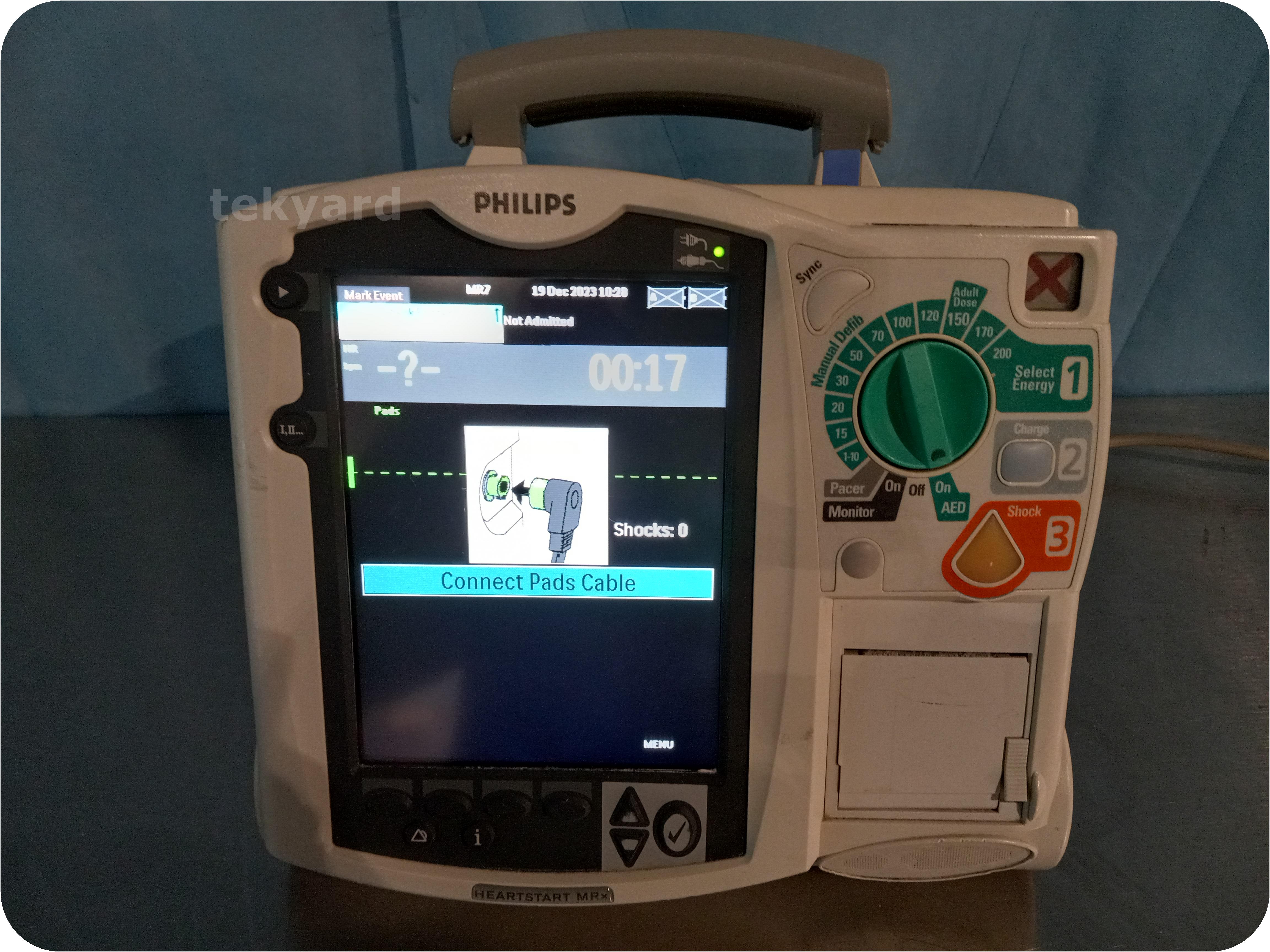 tekyard, LLC. - 344167-Philips M3535A HeartStart MRX Defibrillator Monitor