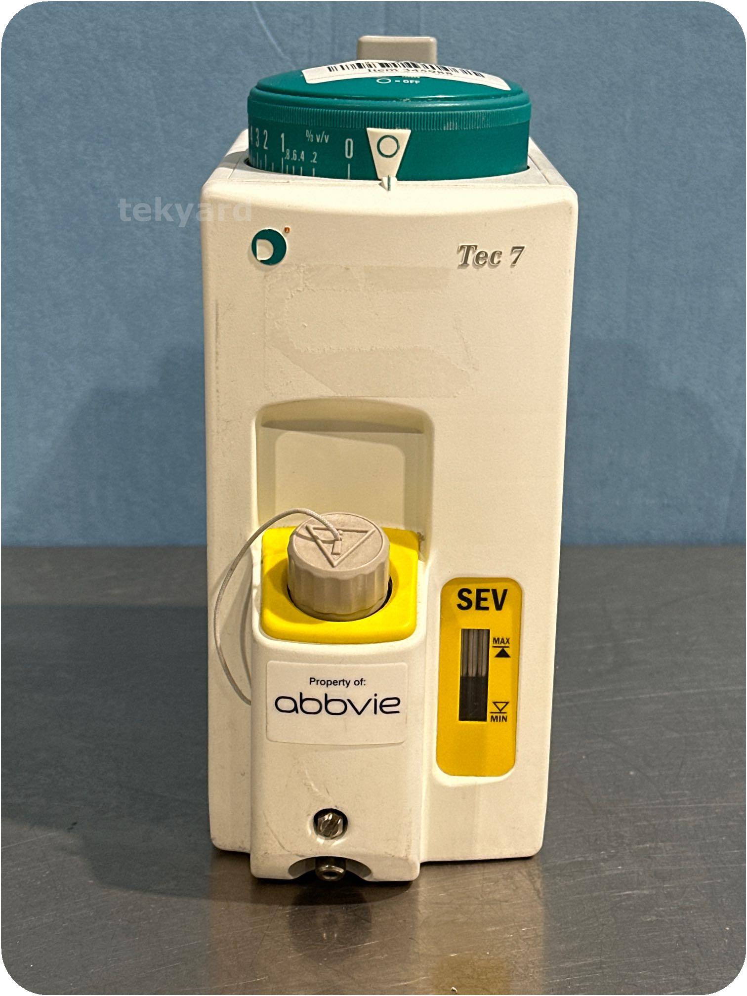 tekyard, LLC. - 345988-Datex Ohmeda Tec 7 1175-9319-000 Sevoflurane ...