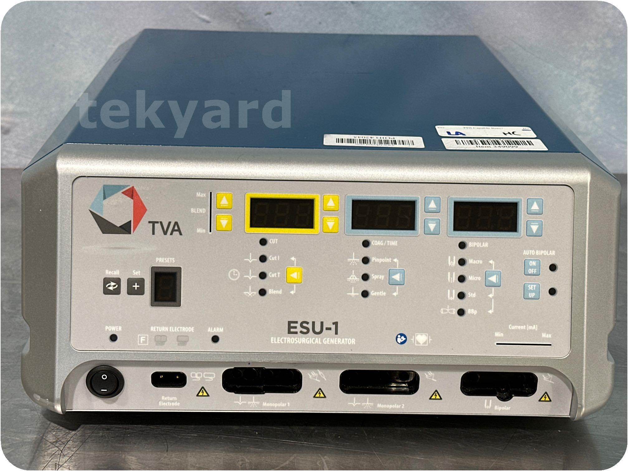 tekyard, LLC. - 349099-TVA Medical ESU-1 Electrosurgical Generator