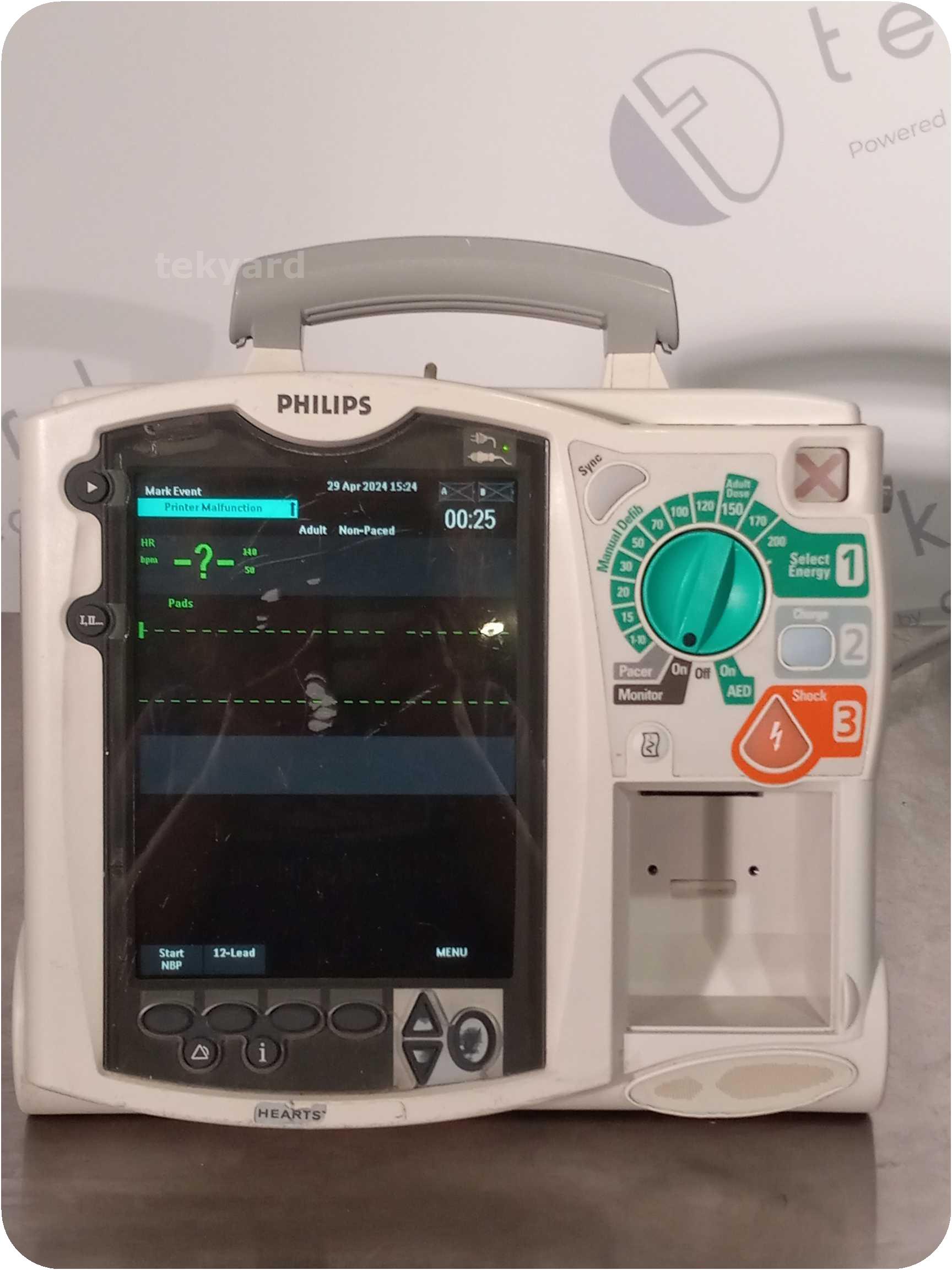 tekyard, LLC. - 356788-Philips M3536A HeartStart MRX Defibrillator Monitor