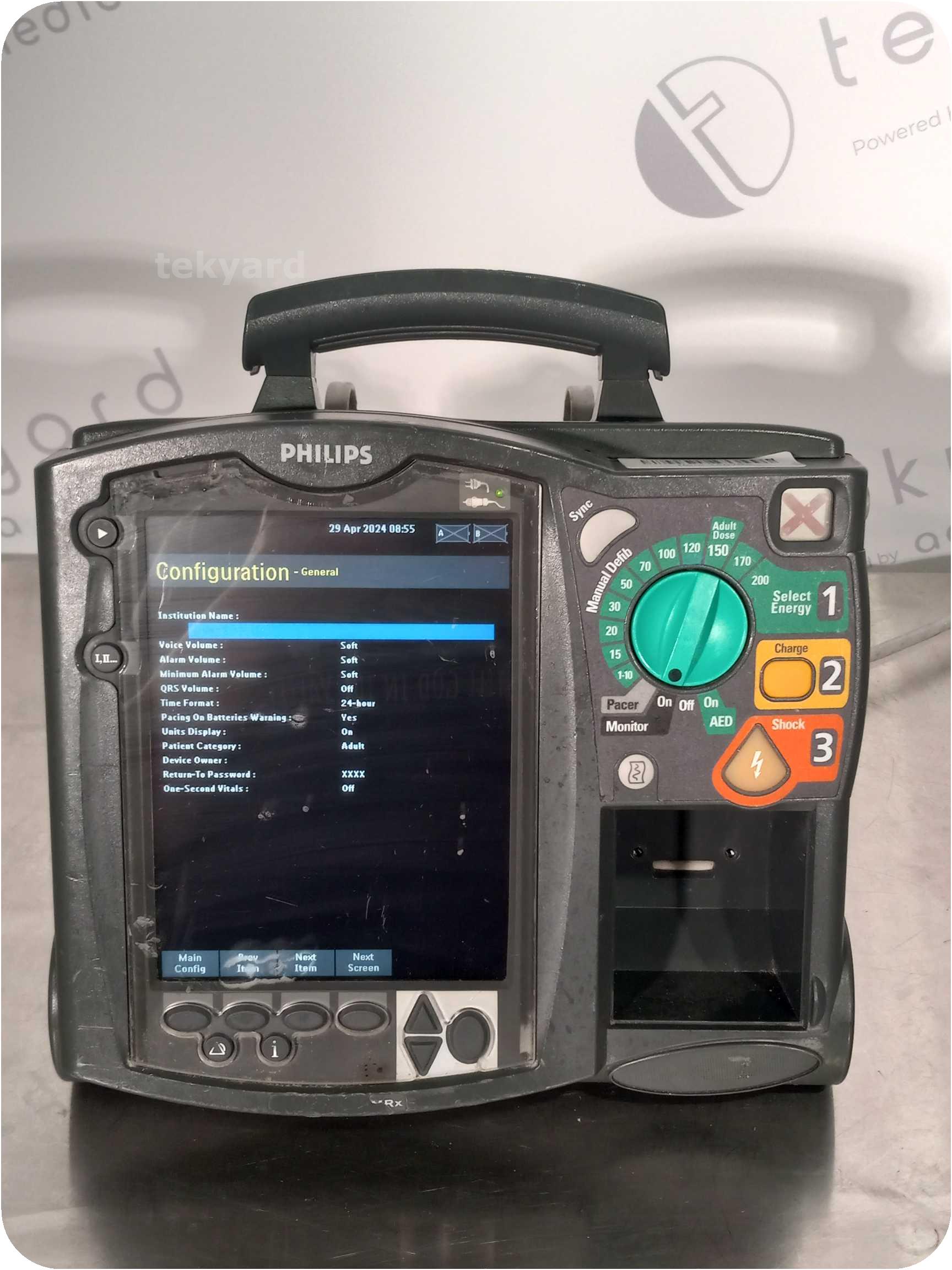 tekyard, LLC. - 356795-Philips M3536A HeartStart MRX Defibrillator Monitor