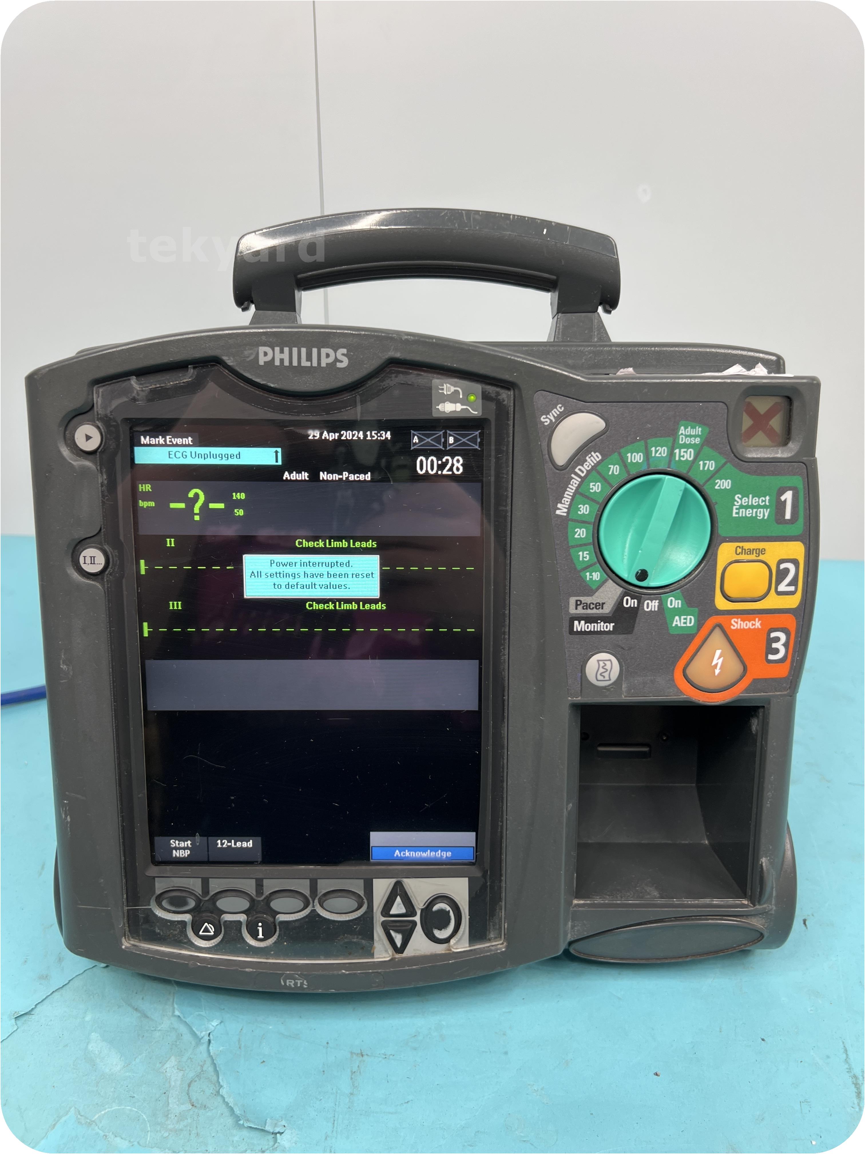 tekyard, LLC. - 356959-Philips M3536A HeartStart MRX Defibrillator Monitor