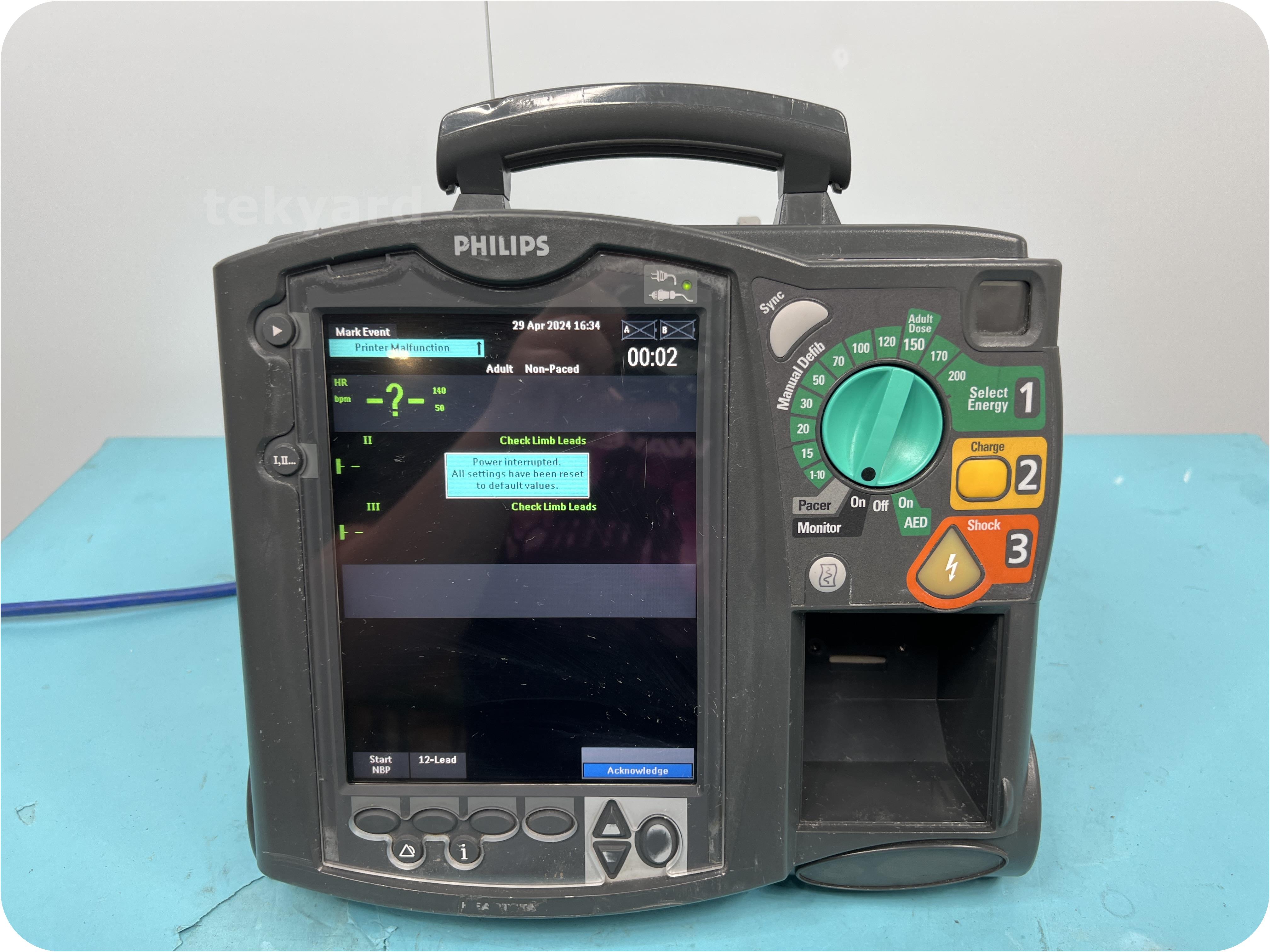 tekyard, LLC. - 356968-Philips M3536A HeartStart MRX Defibrillator Monitor