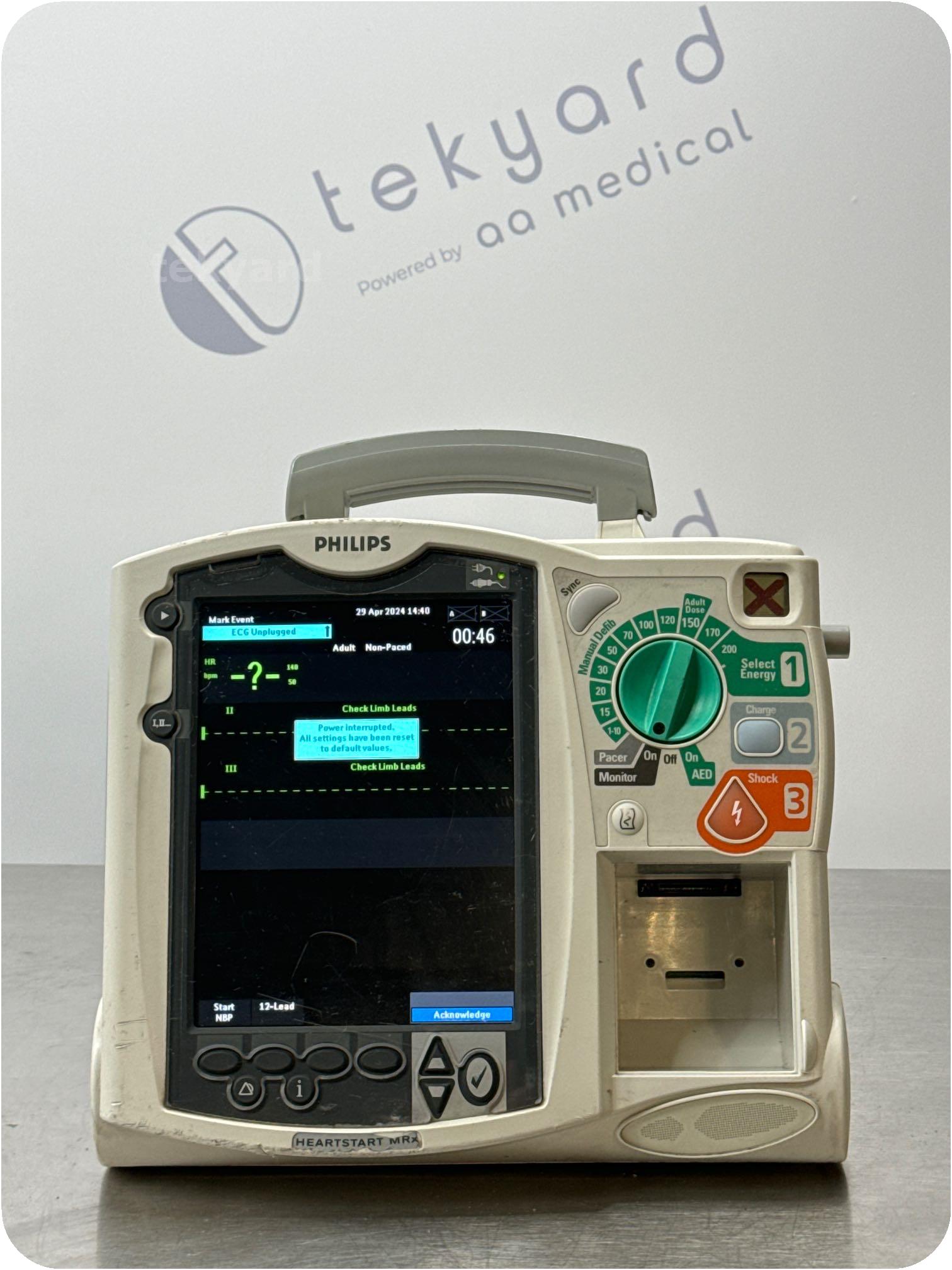 tekyard, LLC. - 357060-Philips M3536A HeartStart MRX Defibrillator Monitor